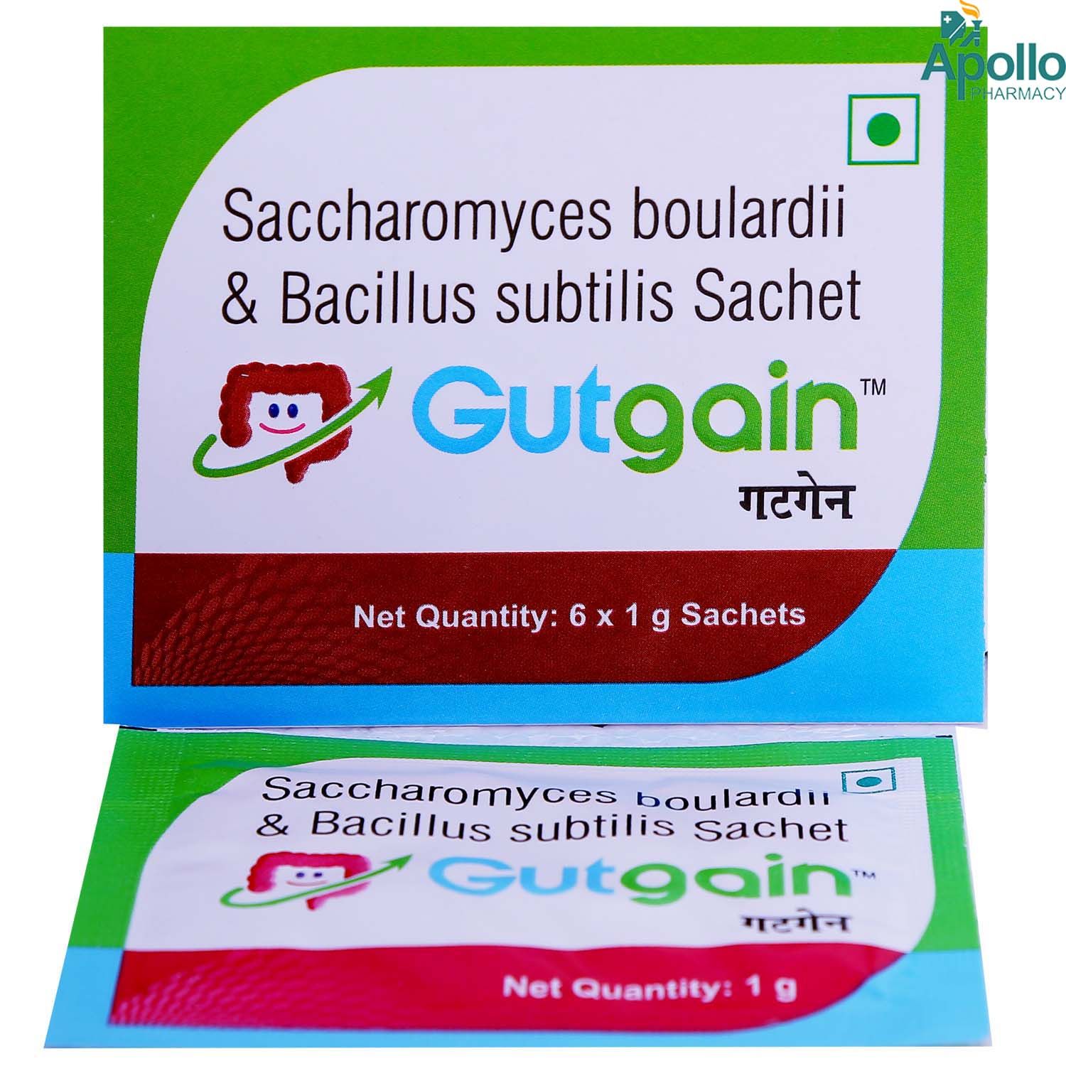 Gutgain Sachet 1 gm Price, Uses, Side Effects, Composition - Apollo ...