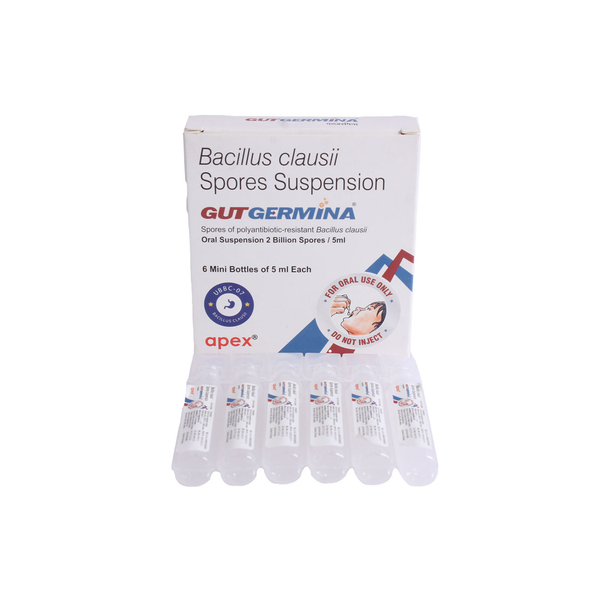 Gutgermina Oral Suspension 5 ml Price, Uses, Side Effects, Composition ...