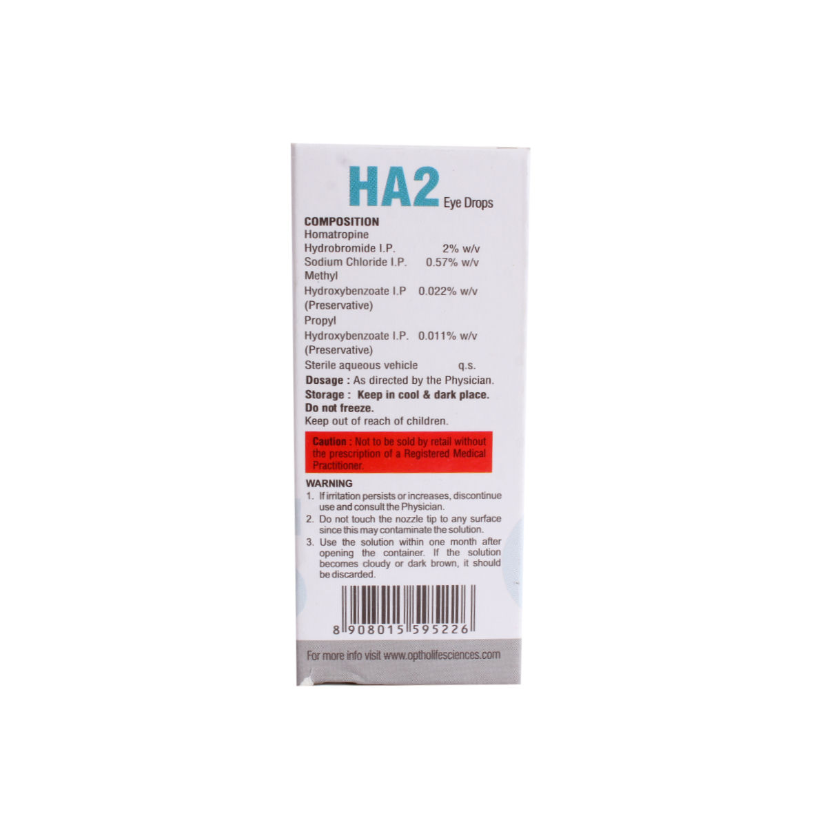 HA2 Eye Drops 5 ml Price, Uses, Side Effects, Composition - Apollo Pharmacy