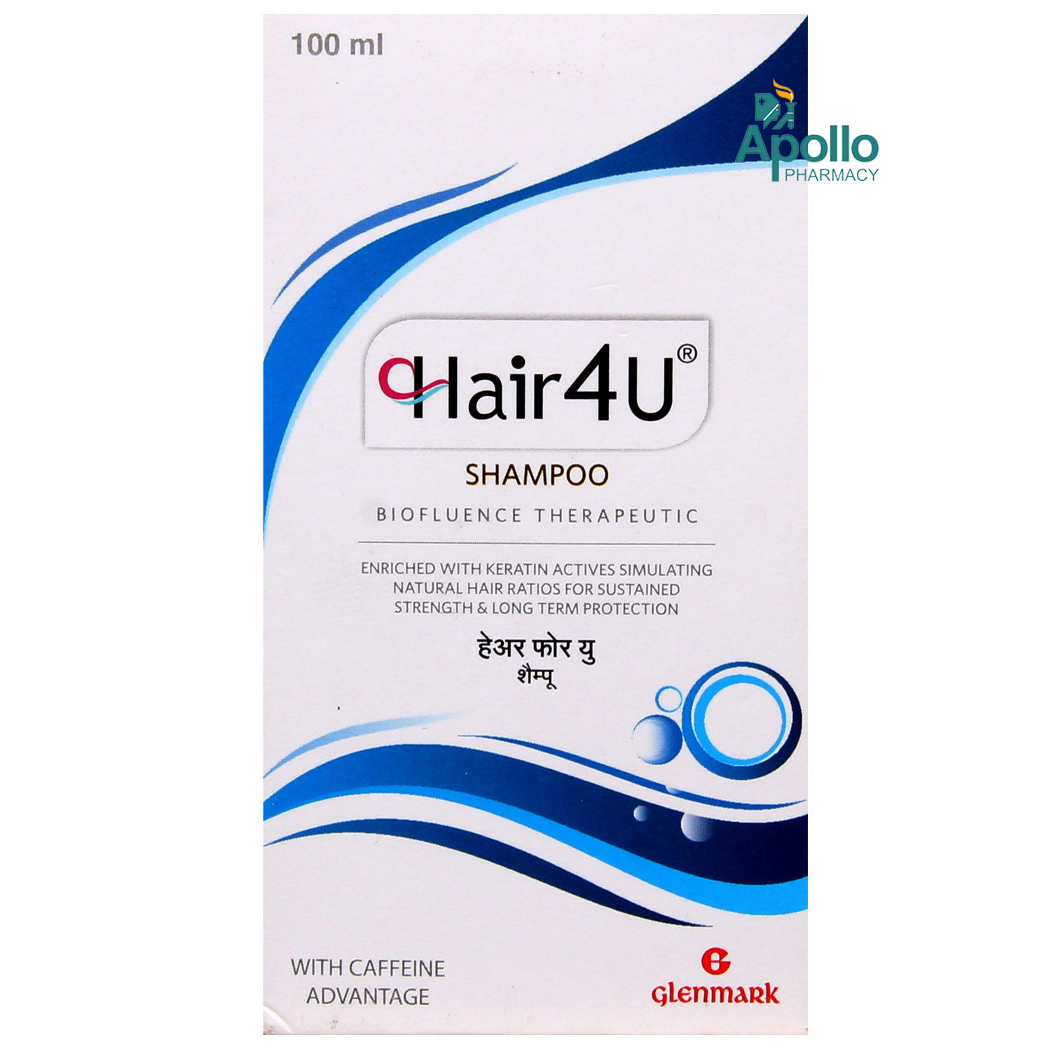 Hair 4U Shampoo 100 ml Price, Uses, Side Effects, Composition - Apollo ...