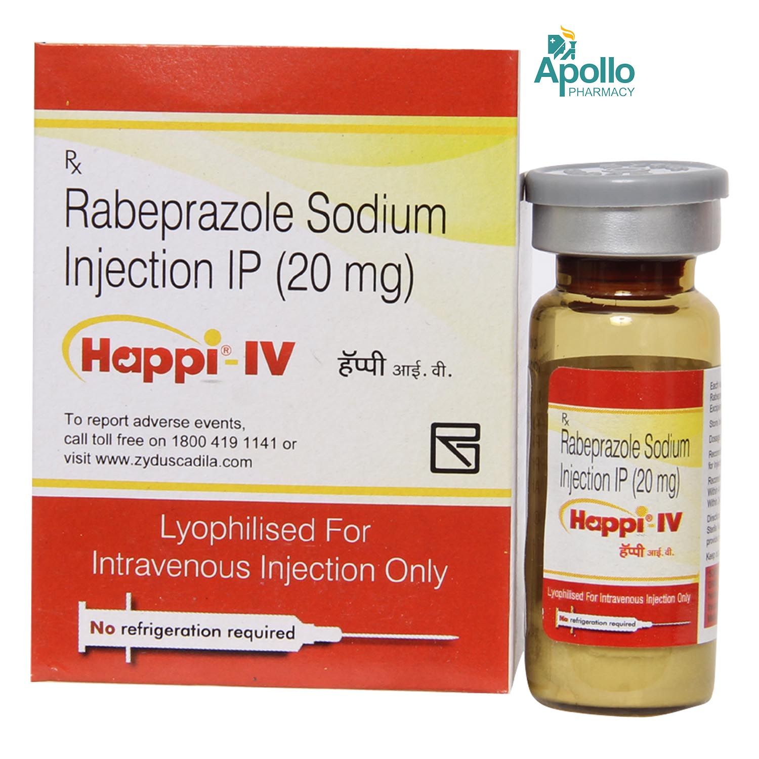 HAPPI 20MG I.V INJECTION Price, Uses, Side Effects, Composition ...