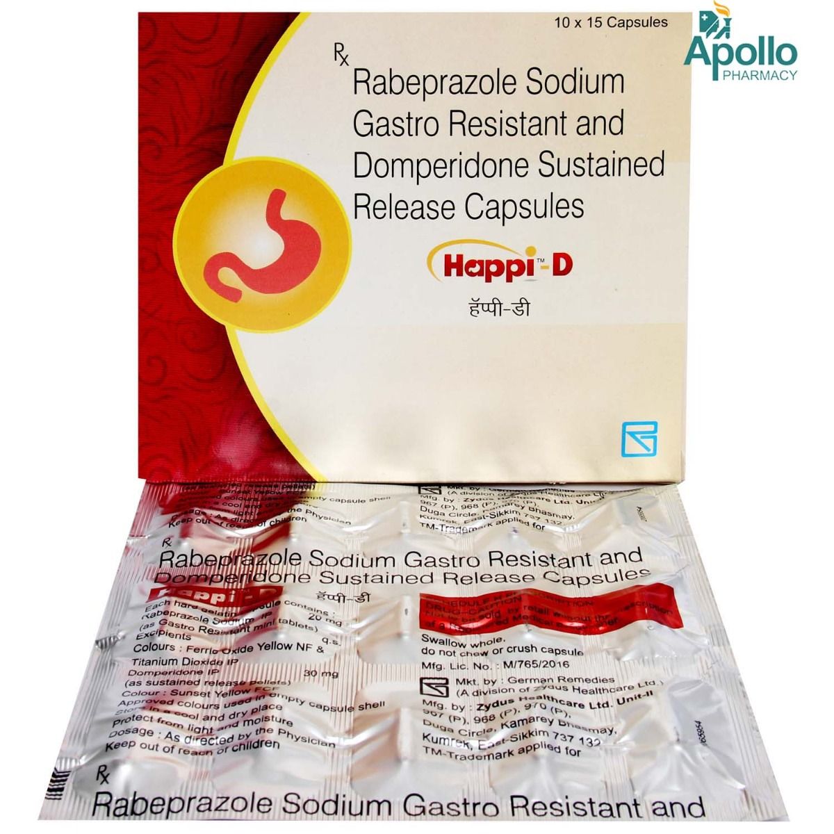 Happi D Capsule 15's Price, Uses, Side Effects, Composition - Apollo ...