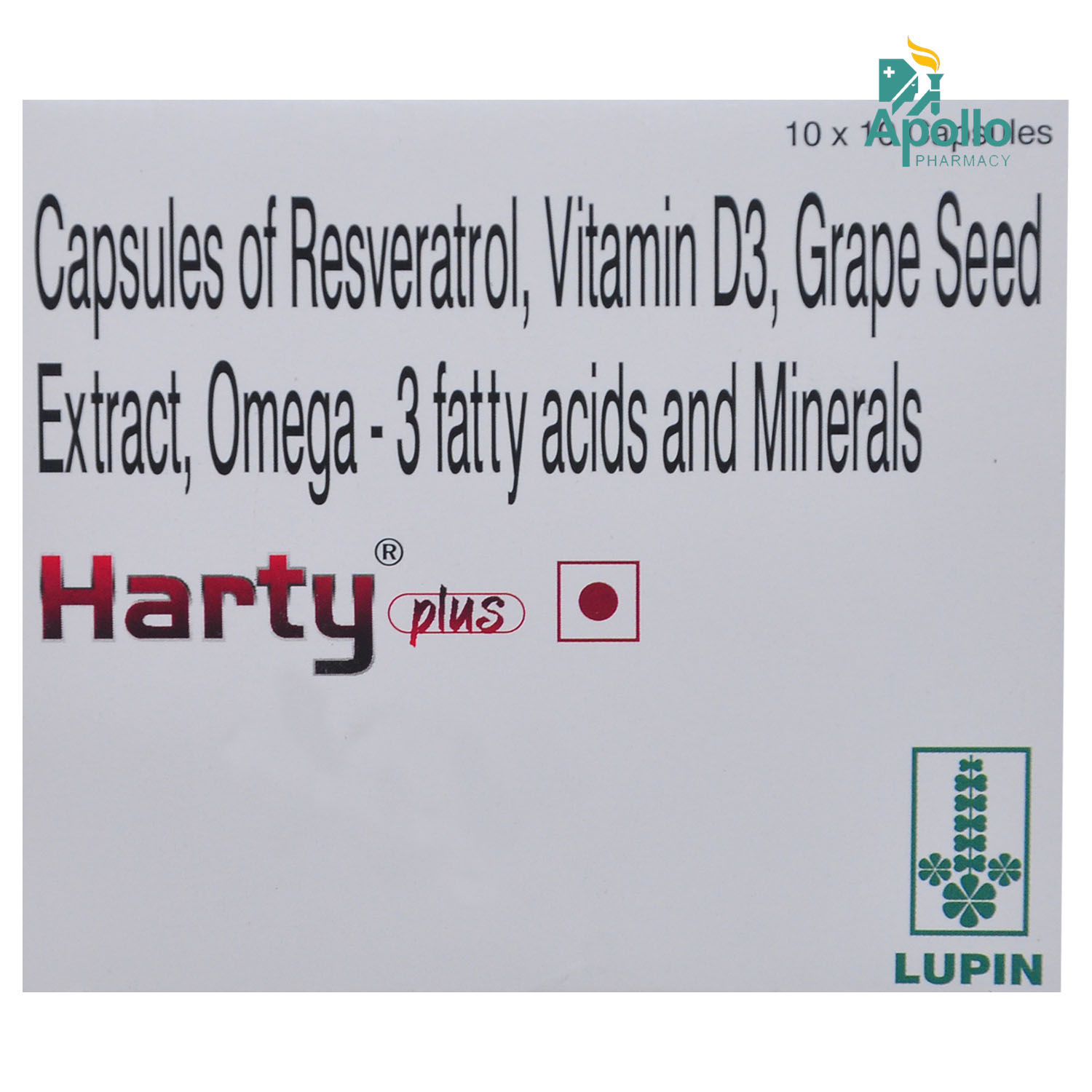 Harty Plus Capsule 10's Price, Uses, Side Effects, Composition - Apollo ...
