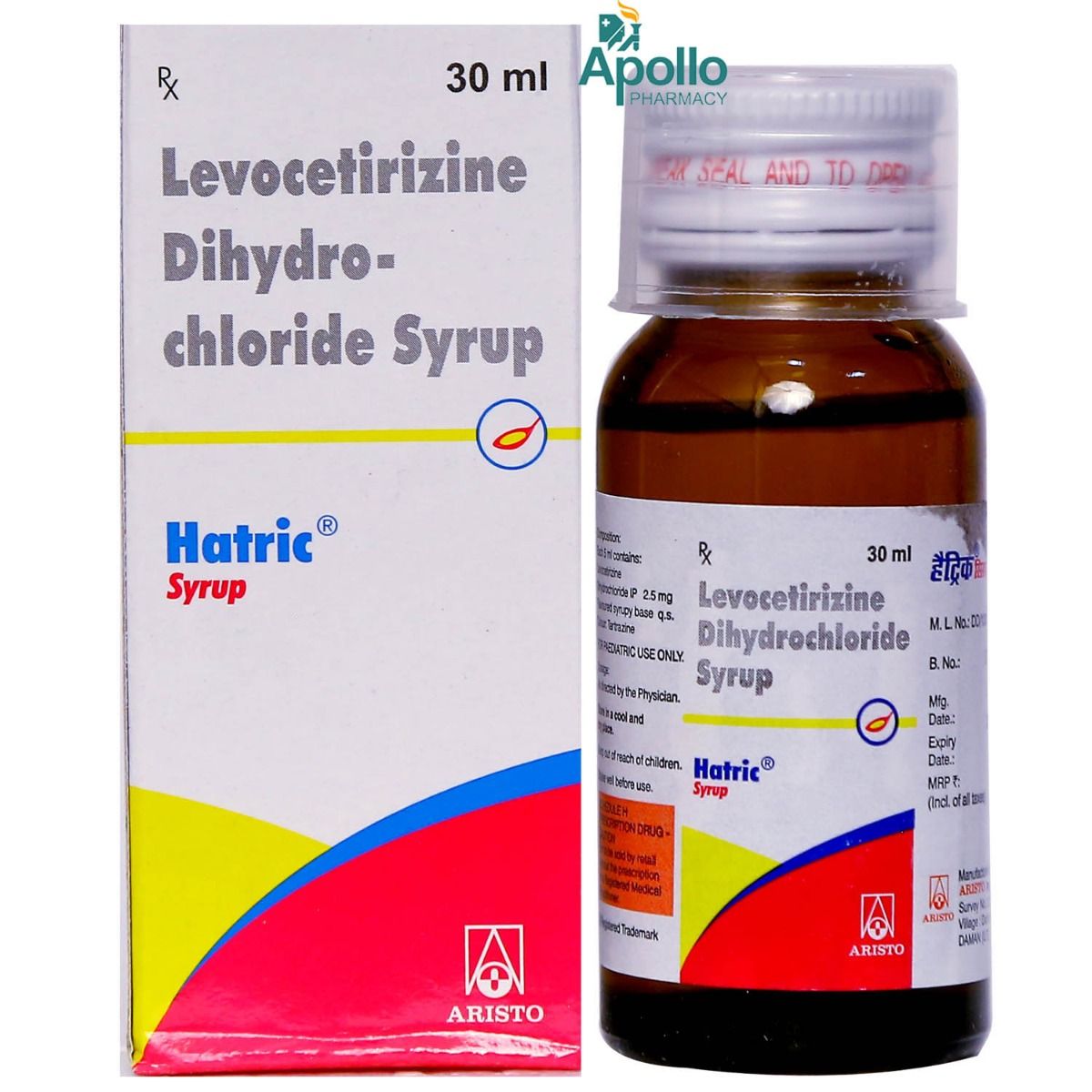 Hatric Syrup 30 ml Price, Uses, Side Effects, Composition - Apollo Pharmacy