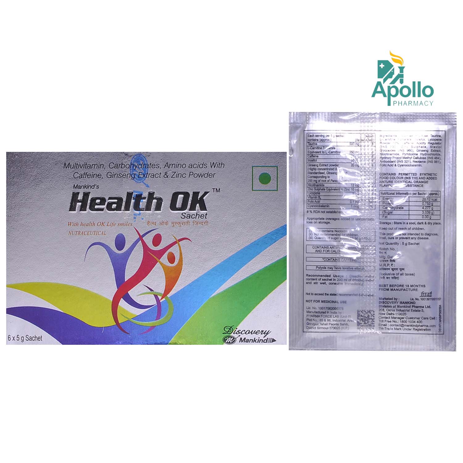 Health OK Sachet 5 gm Price, Uses, Side Effects, Composition - Apollo ...