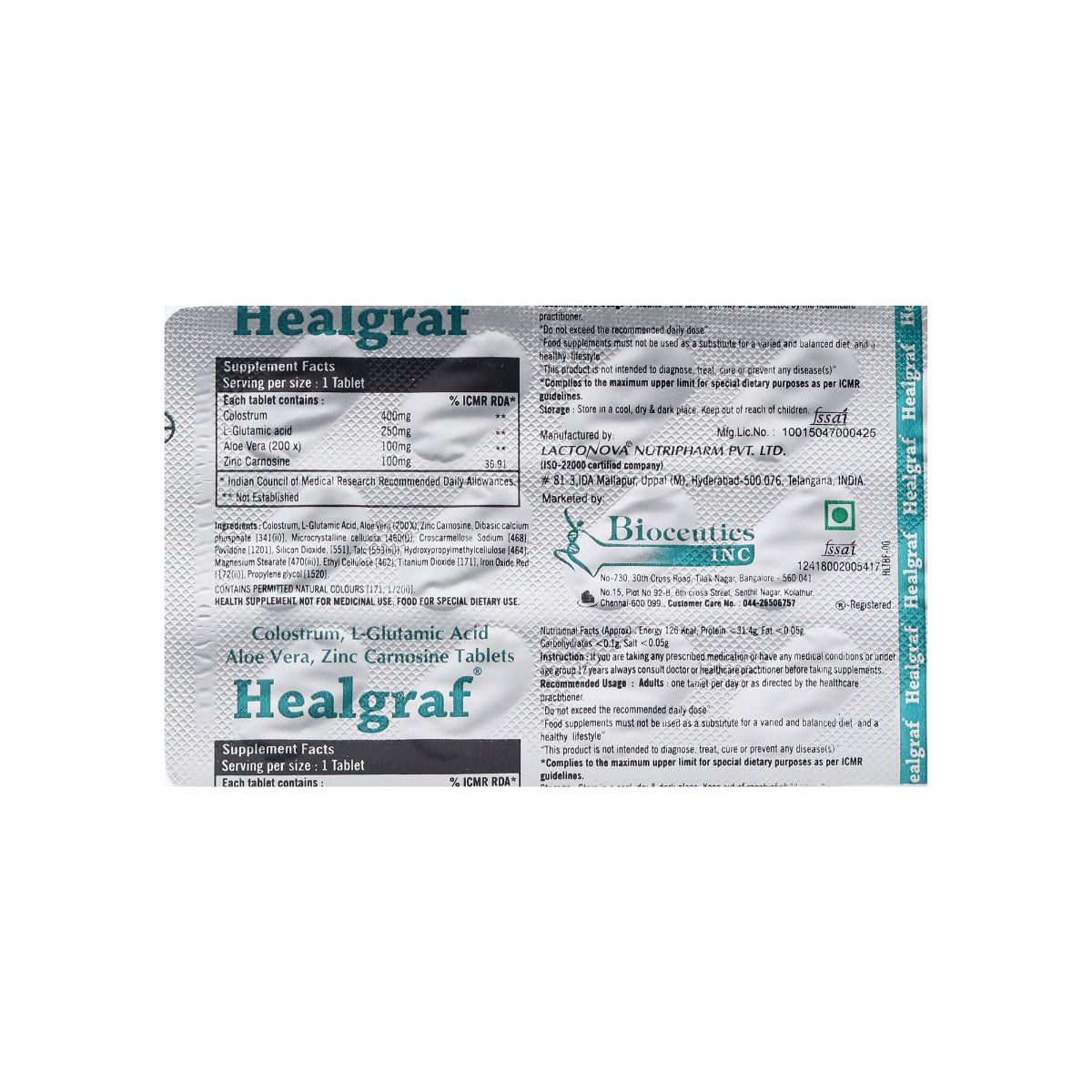 Healgraf Tablet 15's Price, Uses, Side Effects, Composition - Apollo ...