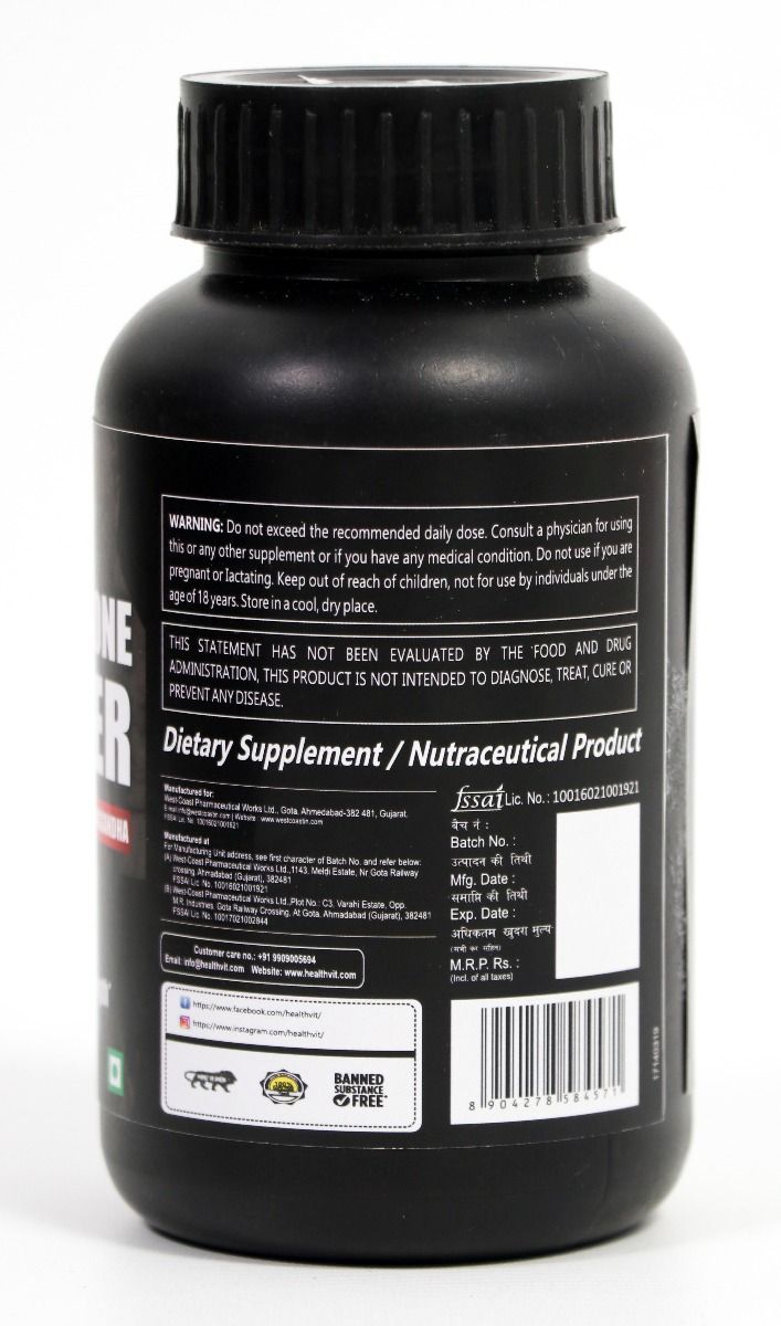Healthvit Testosterone Booster, 60 Capsules Price, Uses, Side Effects ...