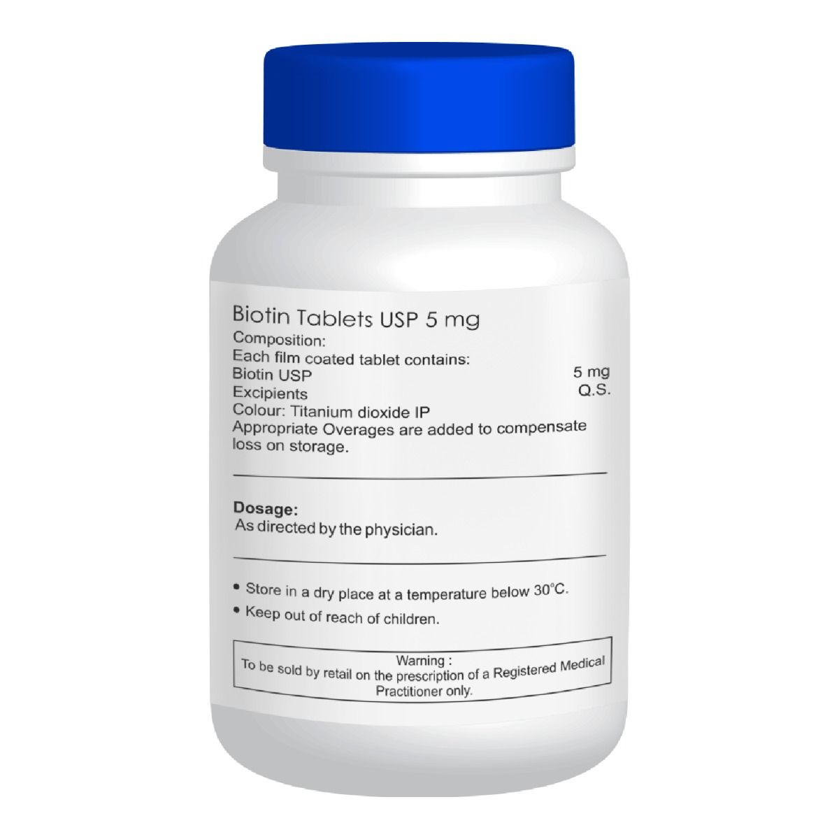 Healthvit Biotino-5000 Biotin 5000 mcg - 60 Tablets Price, Uses, Side ...