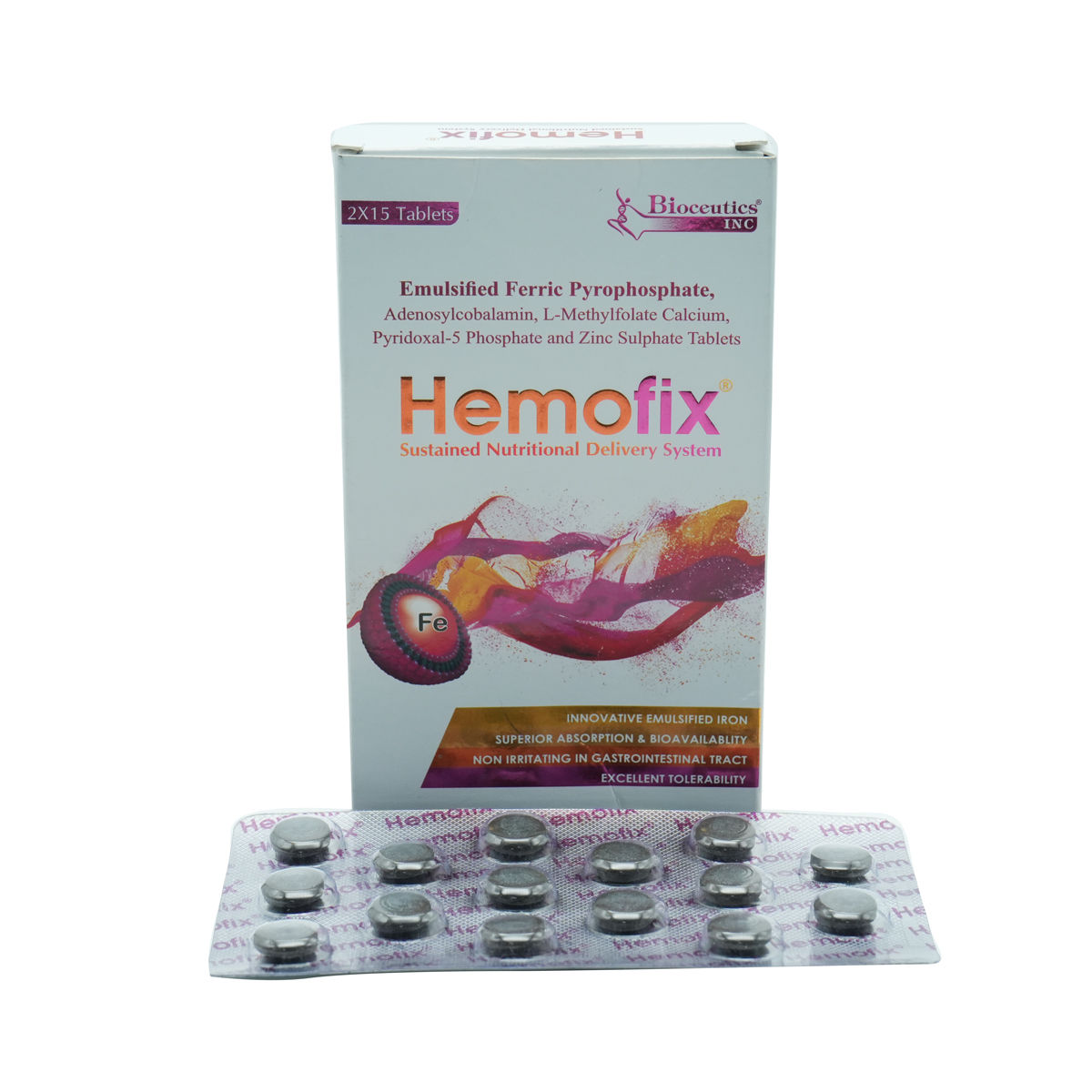Hemofix Tablet 15's Price, Uses, Side Effects, Composition - Apollo ...