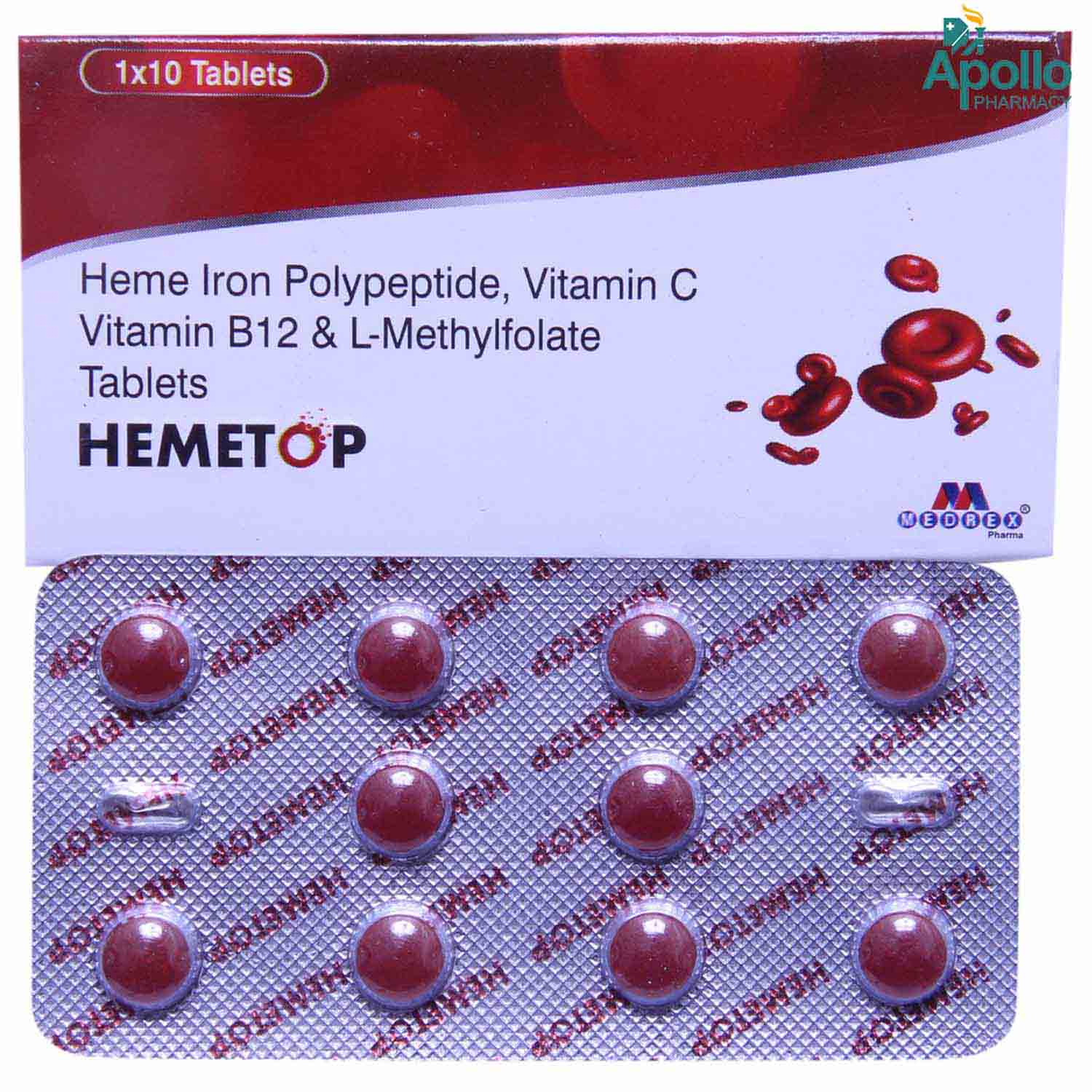 Hemetop Tablet 10's Price, Uses, Side Effects, Composition - Apollo ...