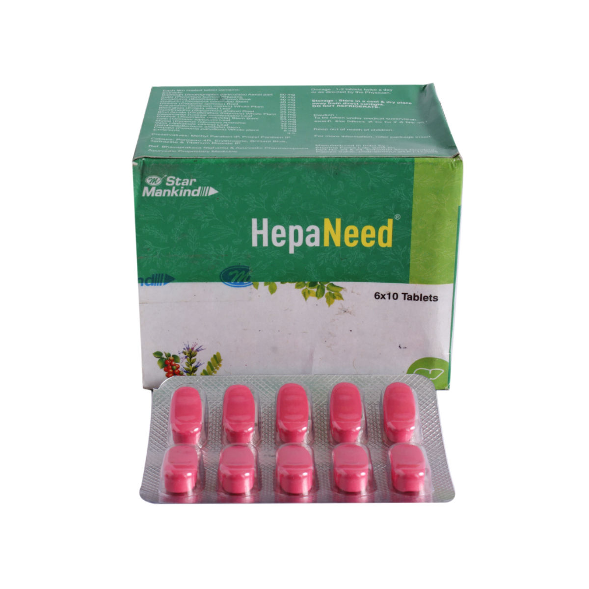 Hepaneed Tab 10'S (Mankind) Price, Uses, Side Effects, Composition ...