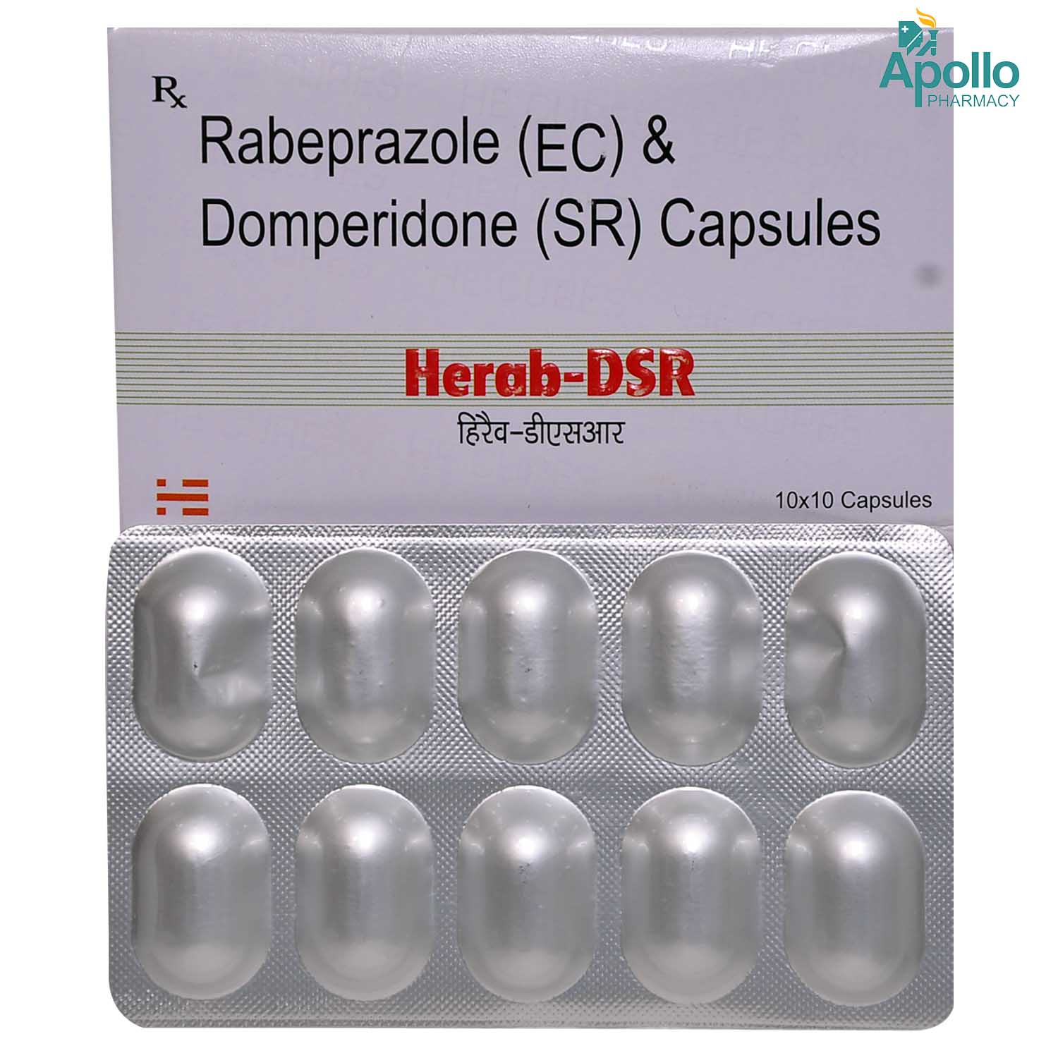 Herab-Dsr Capsule 10's Price, Uses, Side Effects, Composition - Apollo ...