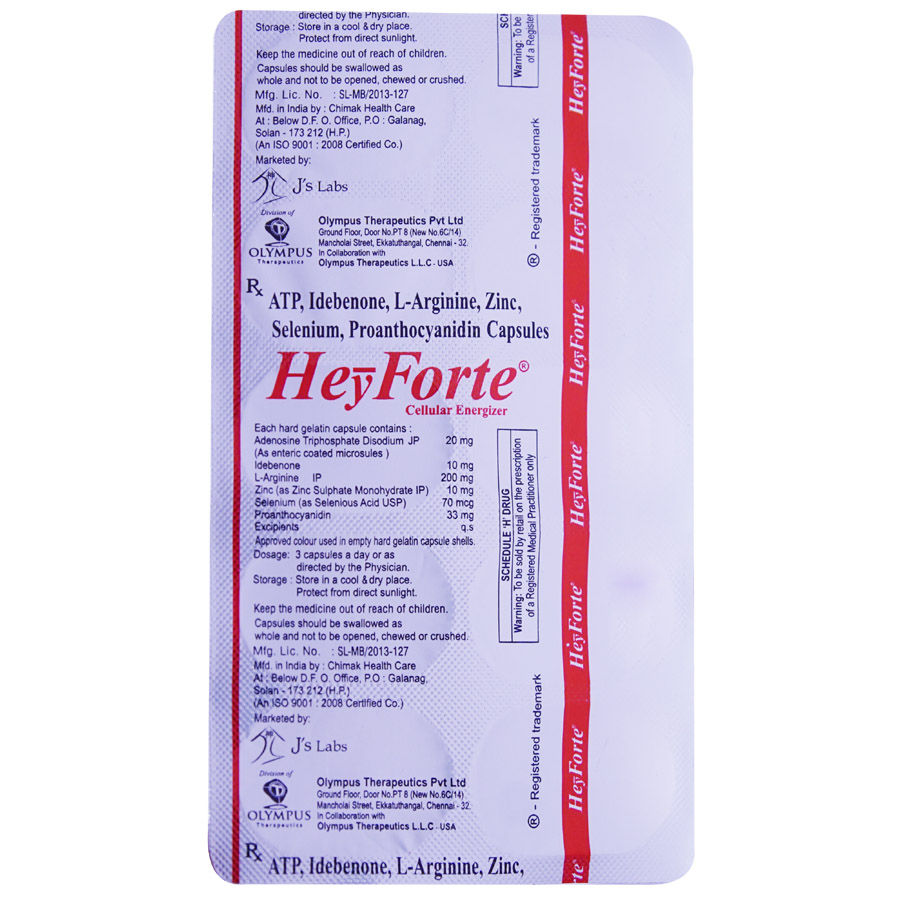 HeyForte Capsule 10's Price, Uses, Side Effects, Composition - Apollo ...