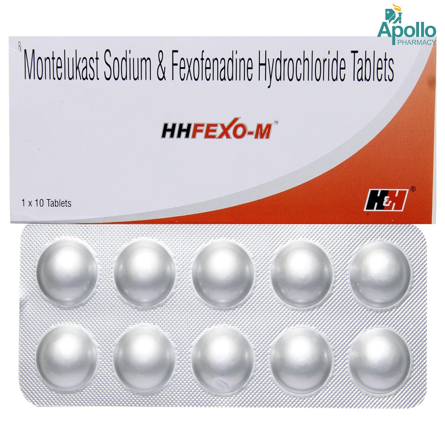 HHfexo M Tablet 10's Price, Uses, Side Effects, Composition - Apollo ...