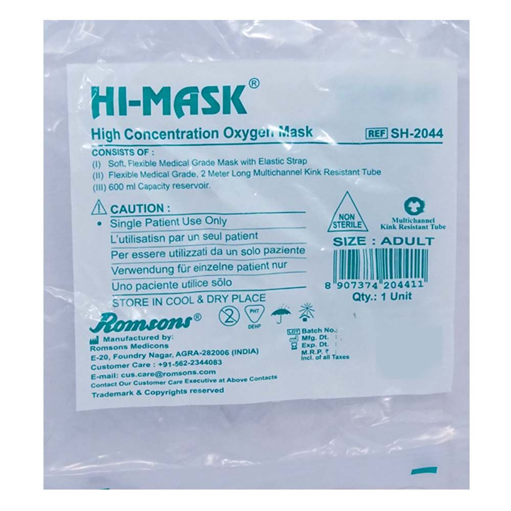 Romson High Concentration Mask A Price, Uses, Side Effects, Composition ...