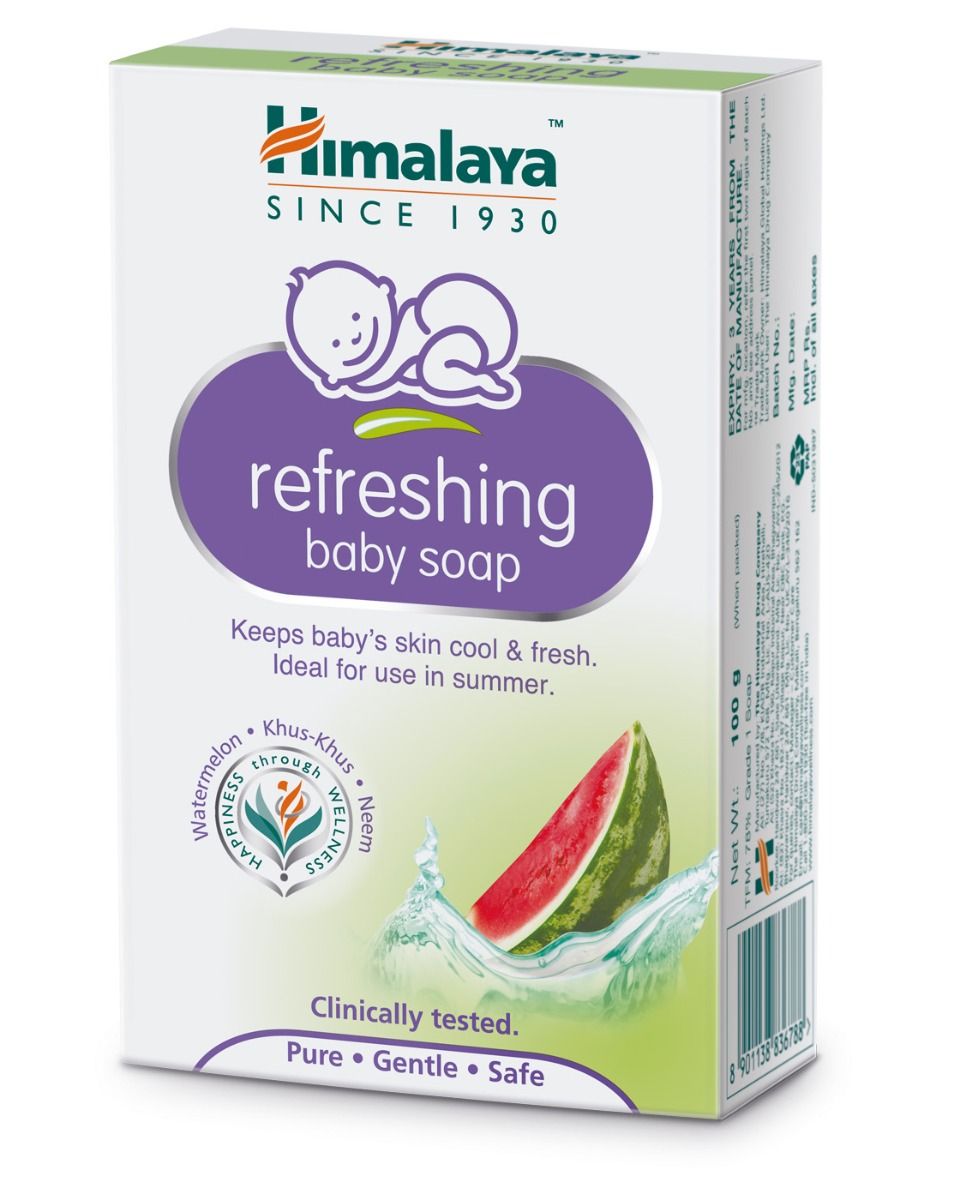 Himalaya Refreshing Baby Soap, 75 gm Price, Uses, Side Effects ...