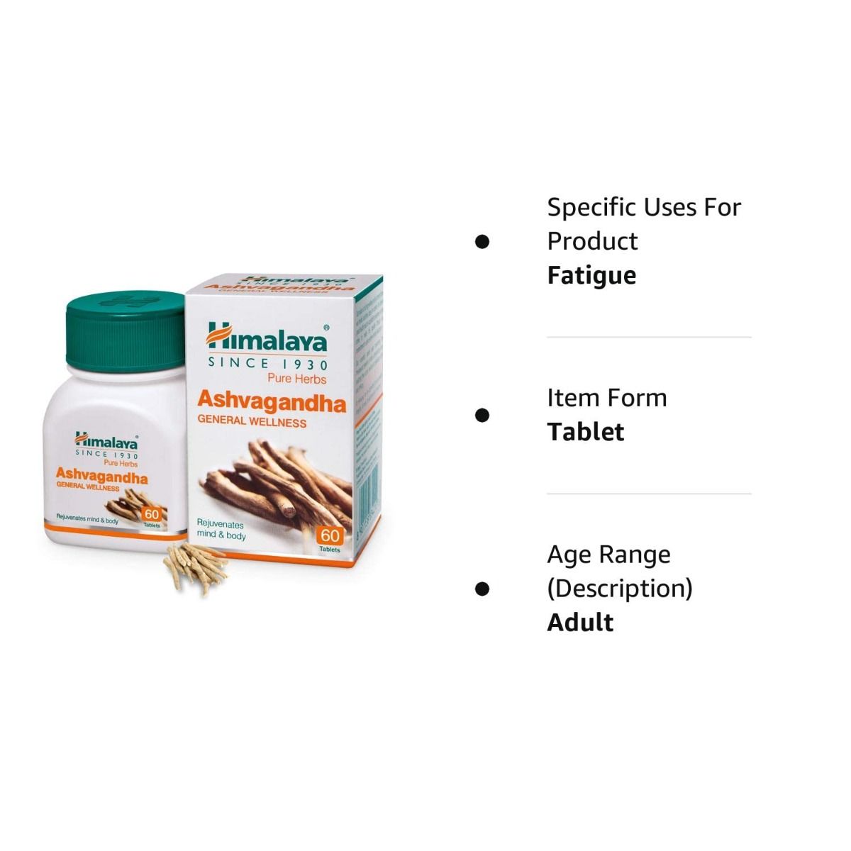 Himalaya Ashvagandha, 60 Tablets Price, Uses, Side Effects, Composition ...