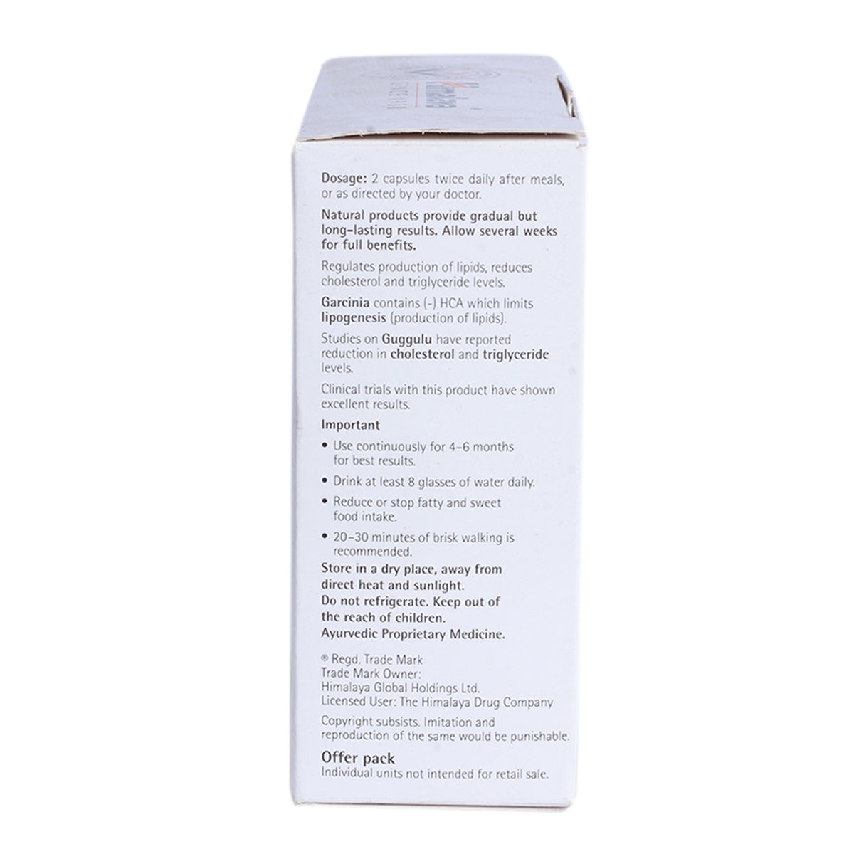 Himalaya Wellness AyurSlim, 60 Capsules (Pack of 3) Price, Uses, Side ...