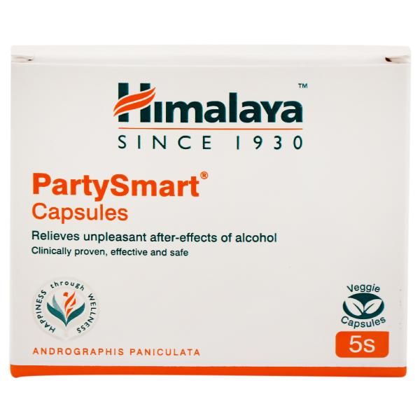 Himalaya PartySmart, 5 Capsules Price, Uses, Side Effects, Composition ...