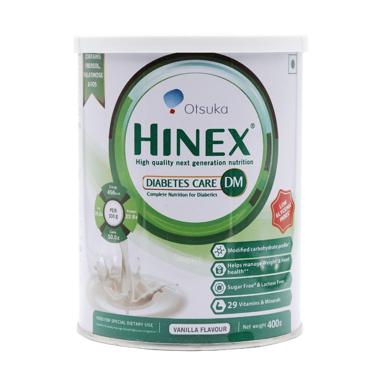 Hinex Dm S/F Vanilla Flav Powder 400G Price, Uses, Side Effects ...