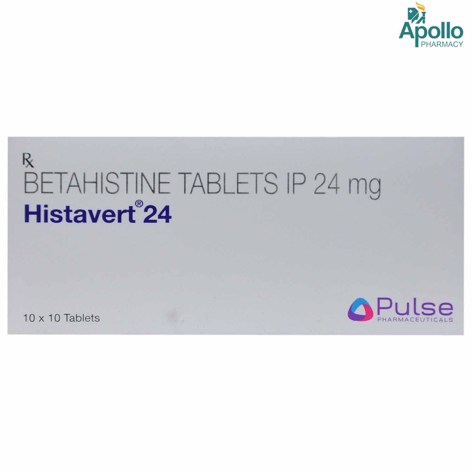 Histavert 24mg Tablet 10s Price, Uses, Side Effects, Composition ...