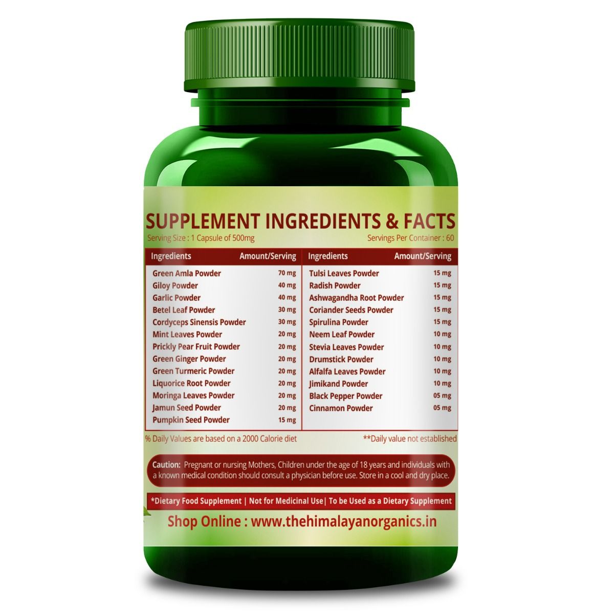 Himalayan Organics Immunity Booster, 60 Capsules Price, Uses, Side ...