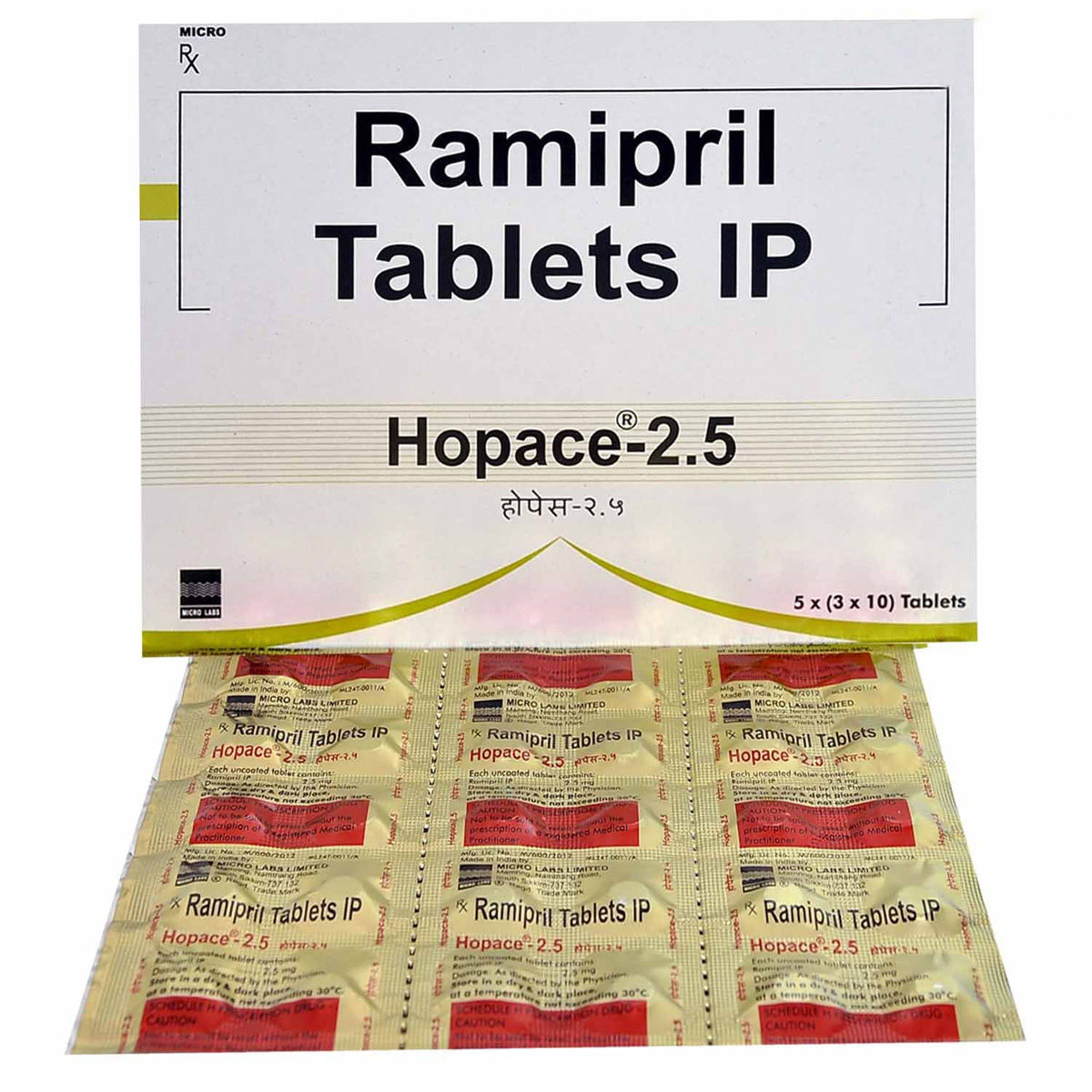 Hopace-2.5 Tablet 10's Price, Uses, Side Effects, Composition - Apollo ...