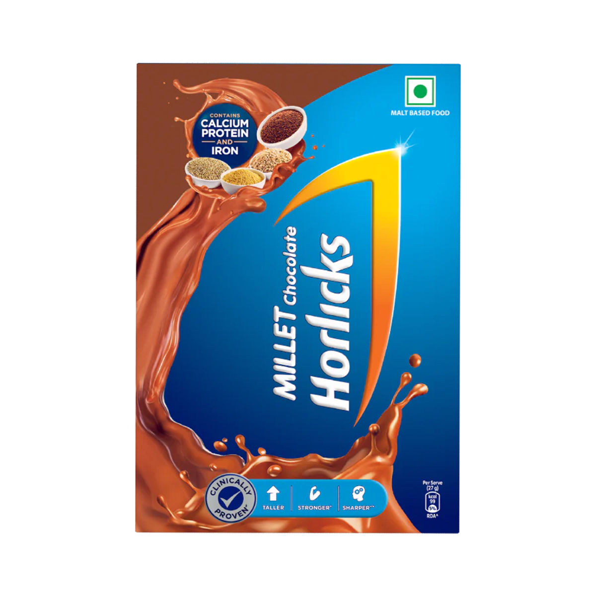 Horlicks Millet Chocolate Flavour Powder, 600 gm Refill Pack Price ...