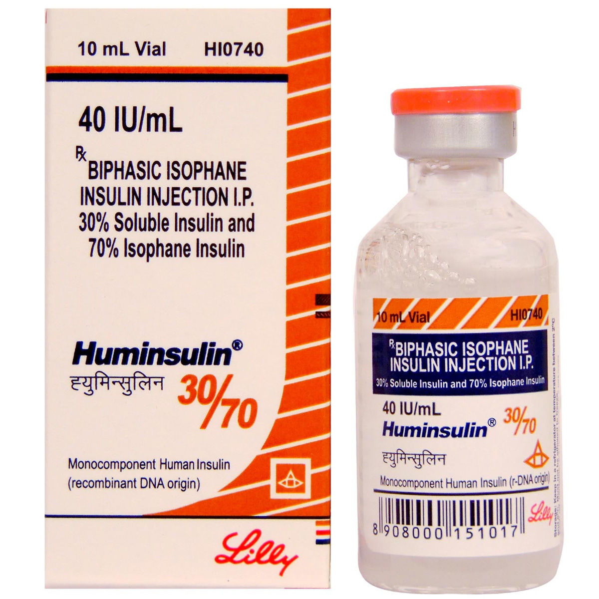 Huminsulin 30/70 Injection 40 IU/ml Price, Uses, Side Effects, Composition - Apollo Pharmacy