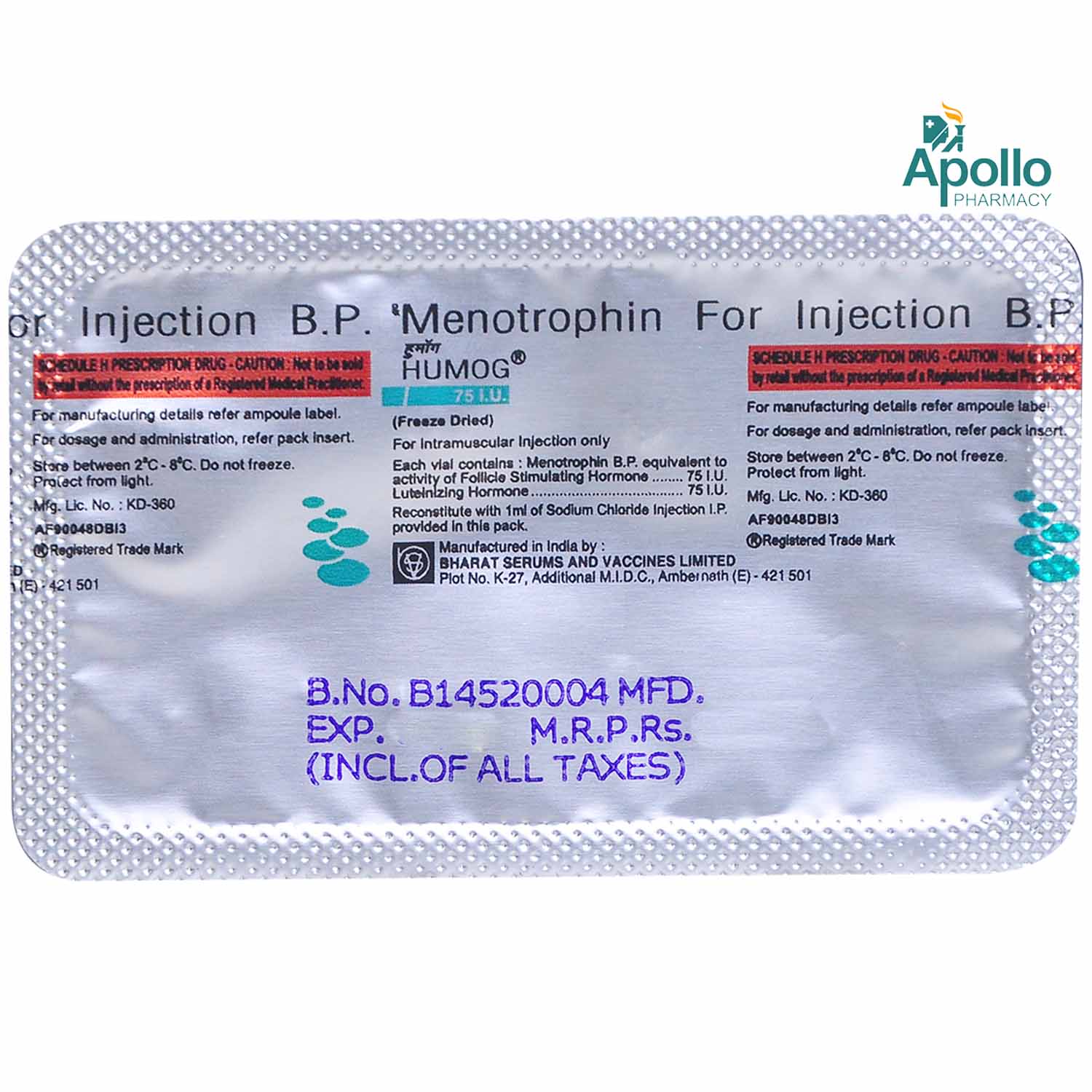 HUMOG 75IU INJECTION Price, Uses, Side Effects, Composition - Apollo ...