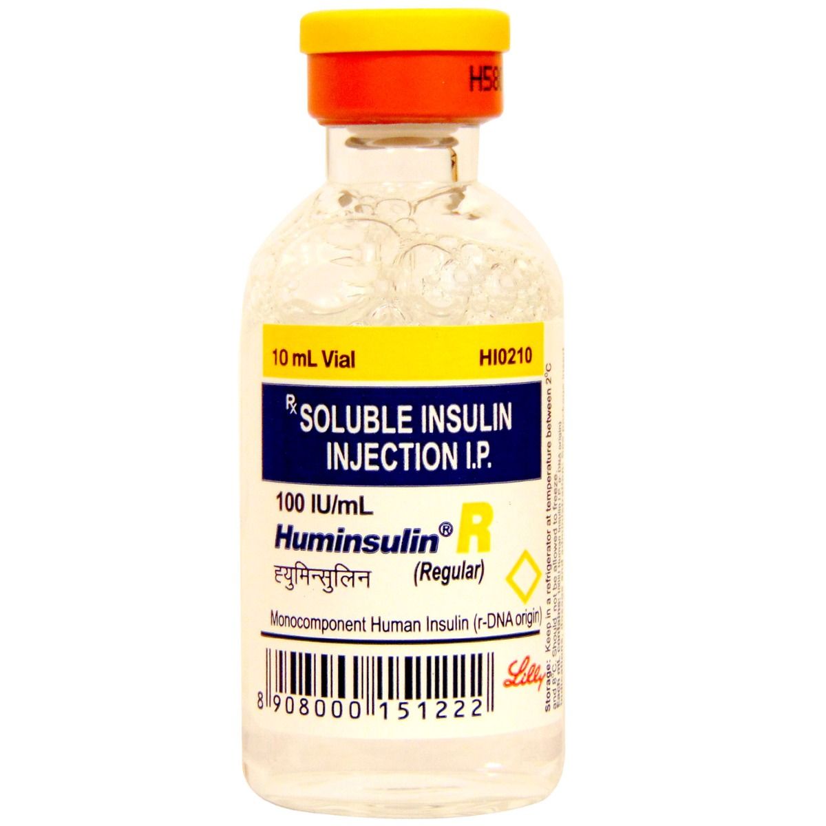 Huminsulin R 100IU/ml Solution for Injection 10 ml Price, Uses, Side Effects, Composition ...