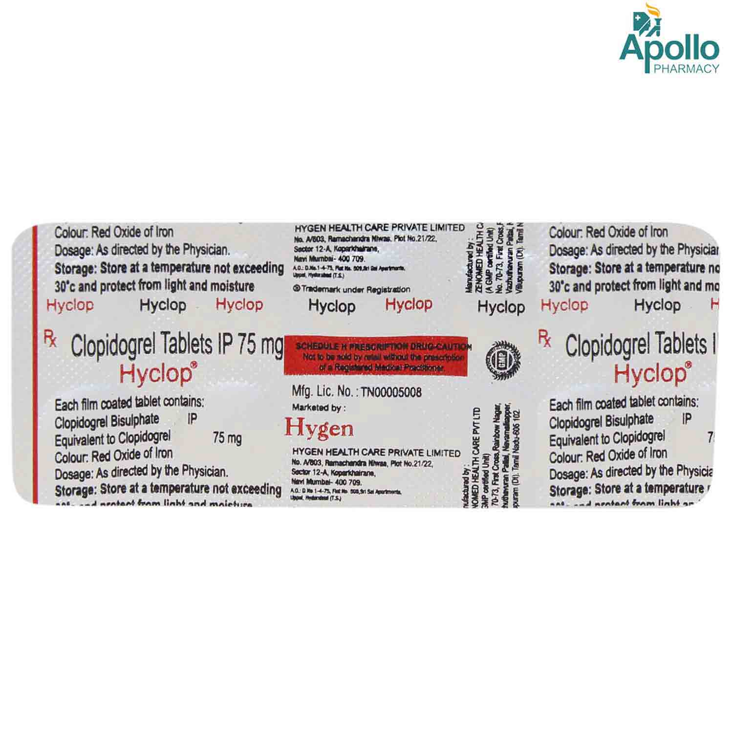 Hyclop Tablet 10's Price, Uses, Side Effects, Composition - Apollo Pharmacy