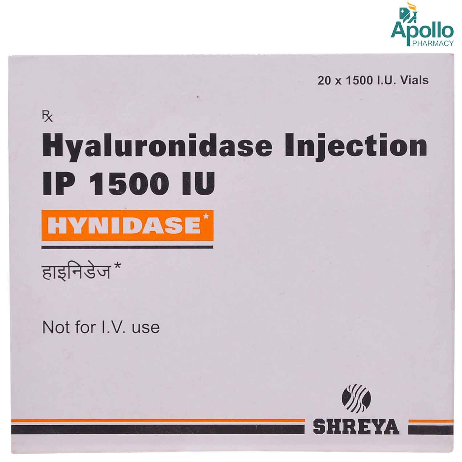 Hynidase 1500IU Injection Price, Uses, Side Effects, Composition ...