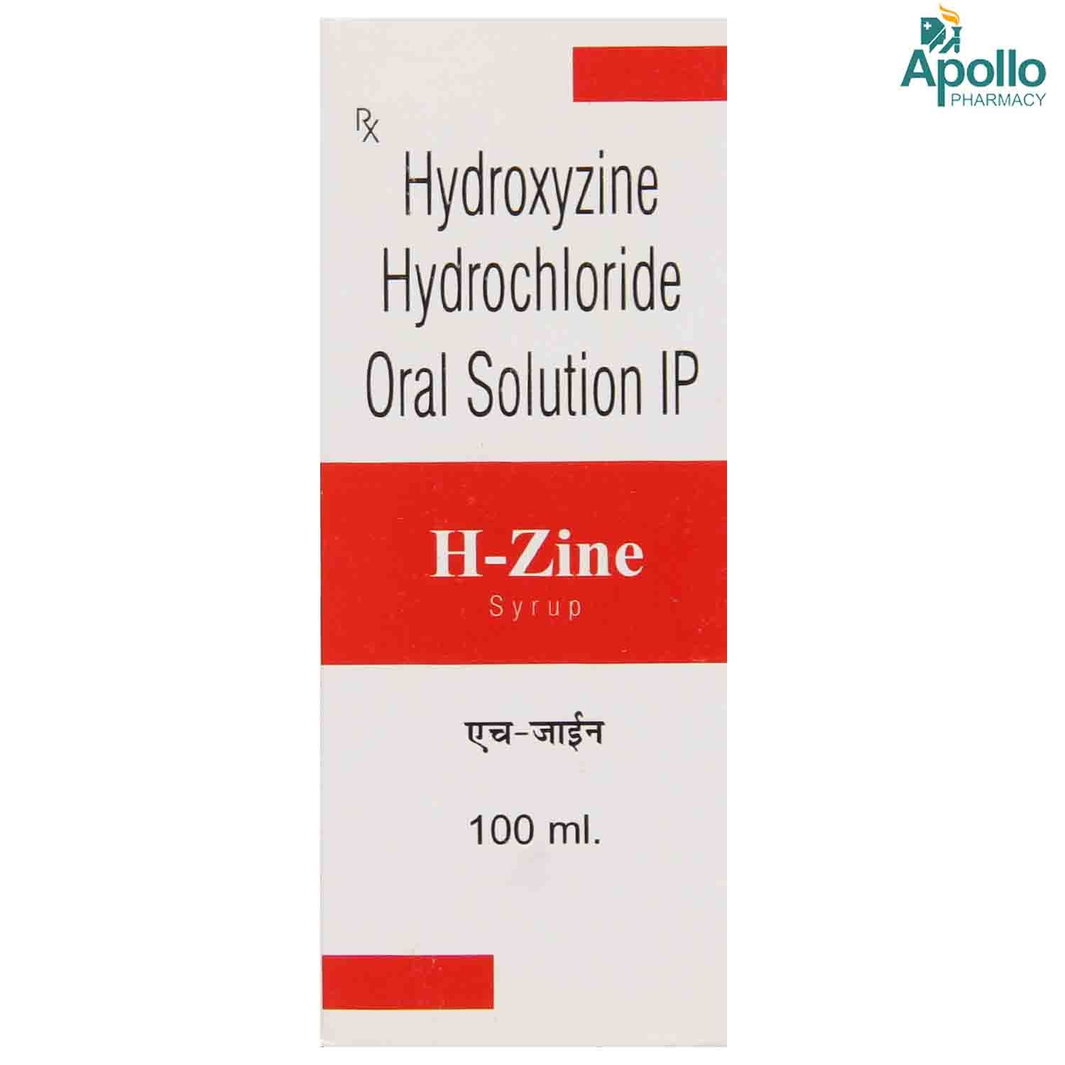 H-Zine 10 mg Syrup 100 ml Price, Uses, Side Effects, Composition ...