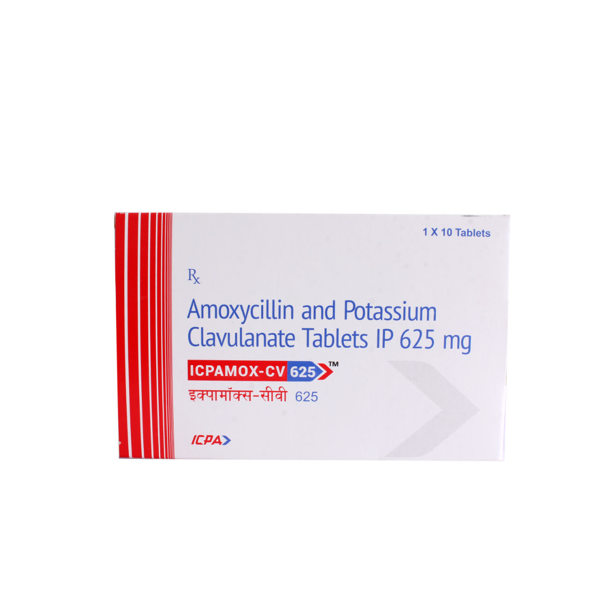 Icpamox-CV 625 Tablet 10's Price, Uses, Side Effects, Composition ...