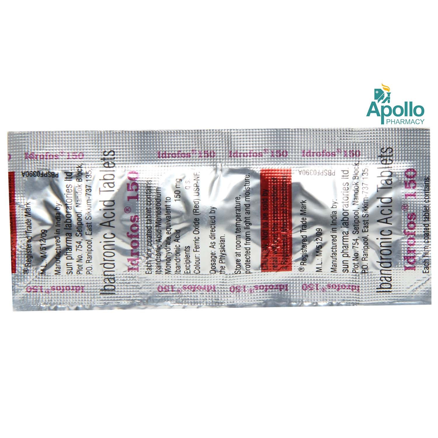 Idrofos 150 Tablet 3's Price, Uses, Side Effects, Composition - Apollo ...