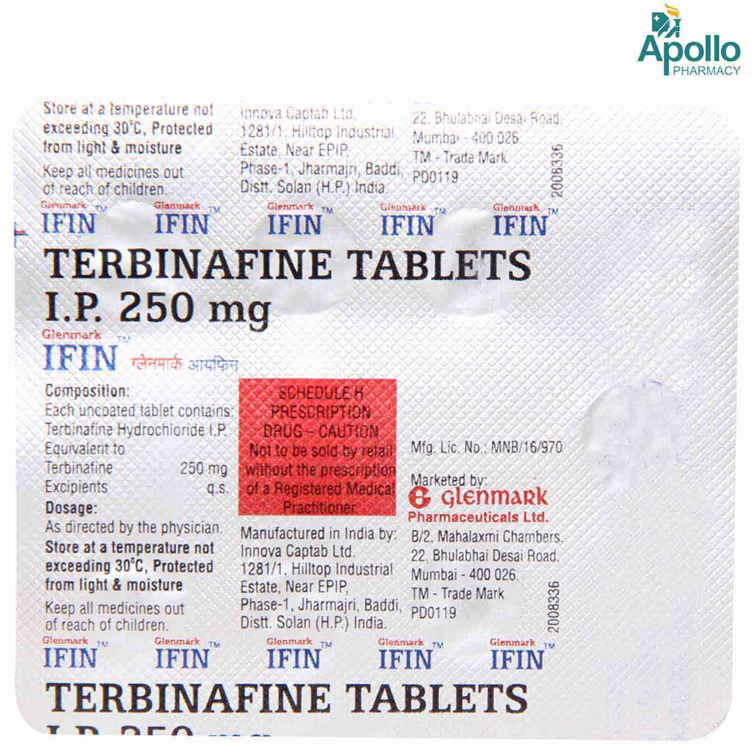Ifin Tablet 7's Price, Uses, Side Effects, Composition - Apollo Pharmacy