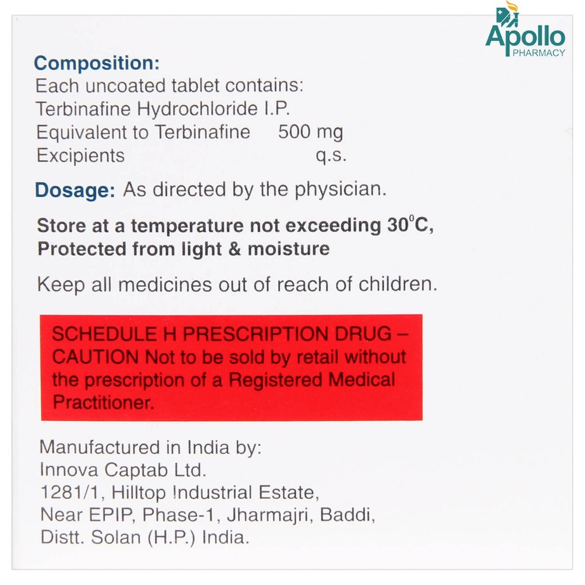 Ifin 500 Tablet 7's Price, Uses, Side Effects, Composition - Apollo ...