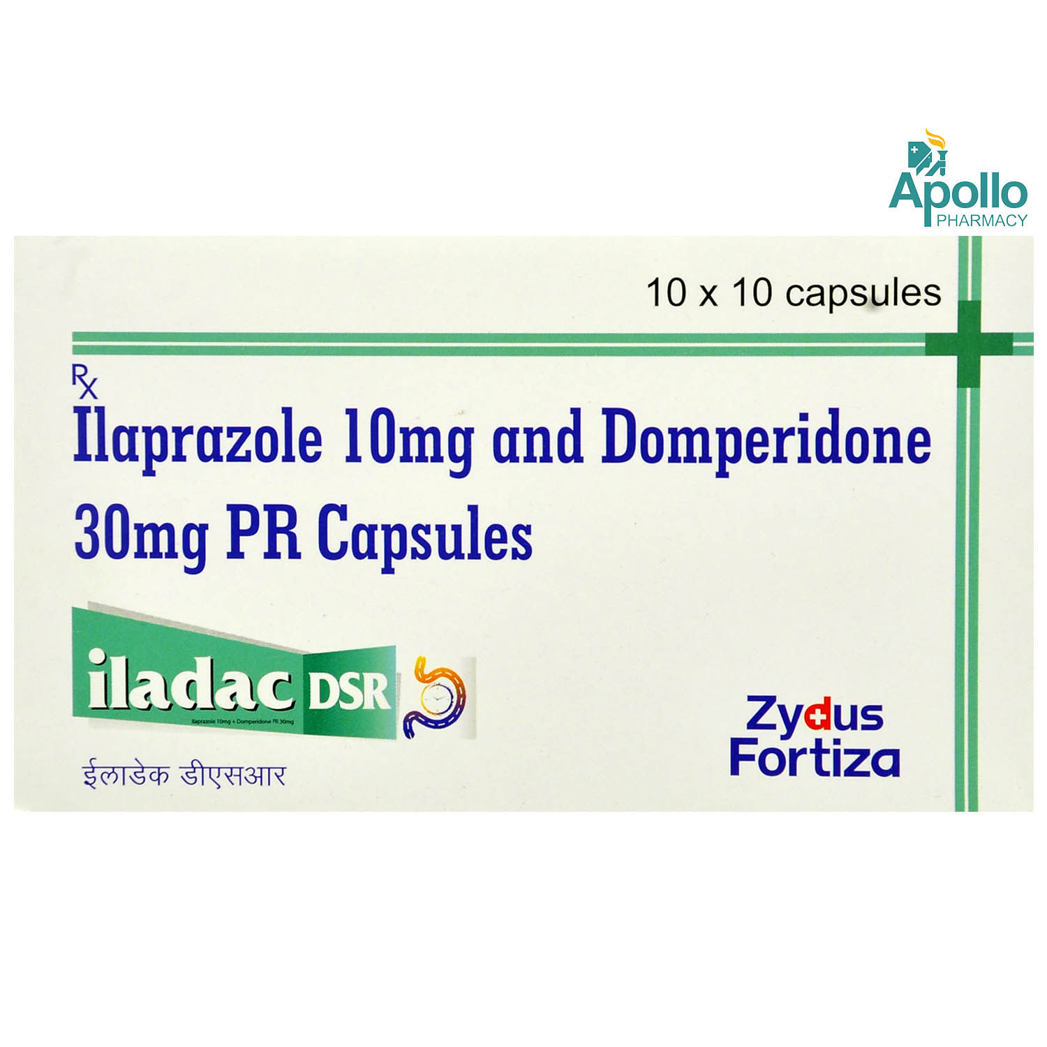 Iladac DSR Capsule 10's Price, Uses, Side Effects, Composition - Apollo ...