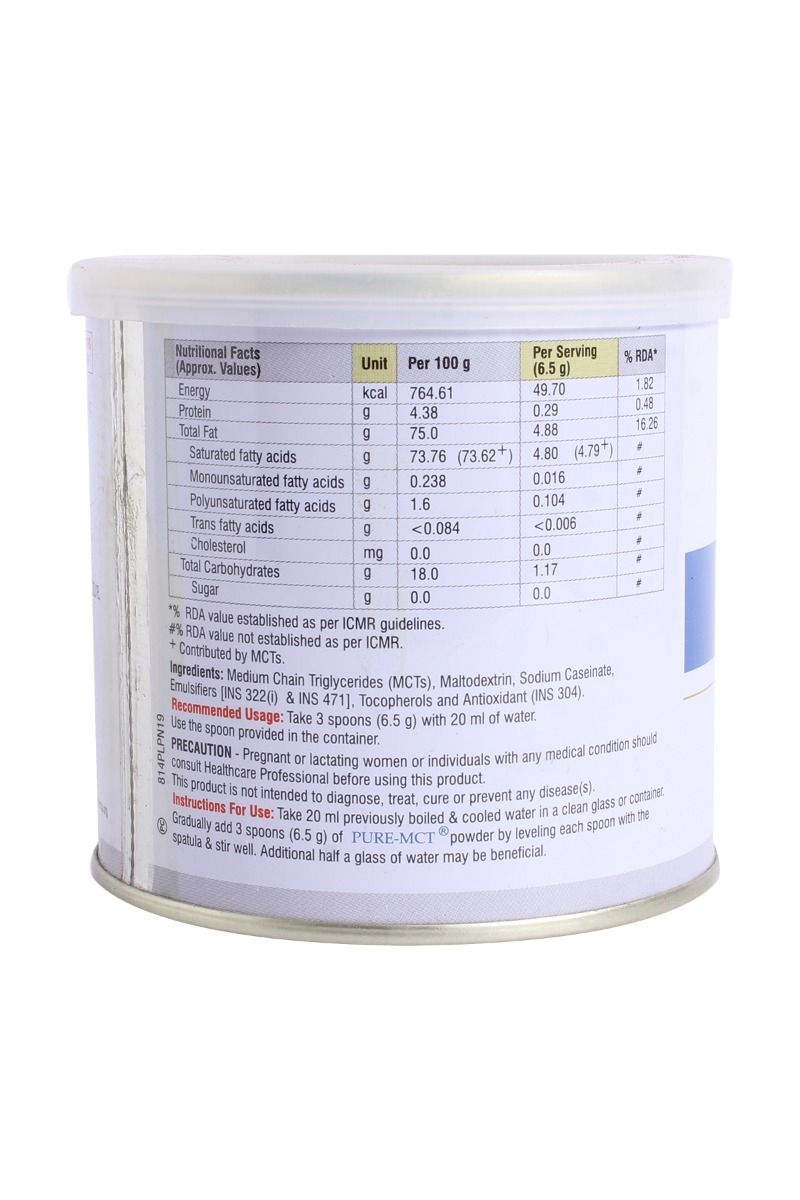 Pure 40Gm Mct Powder Price, Uses, Side Effects, Composition - Apollo ...