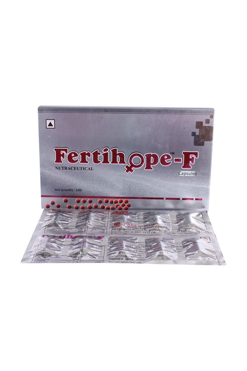 Fertihope F Capsule 10's Price, Uses, Side Effects, Composition ...