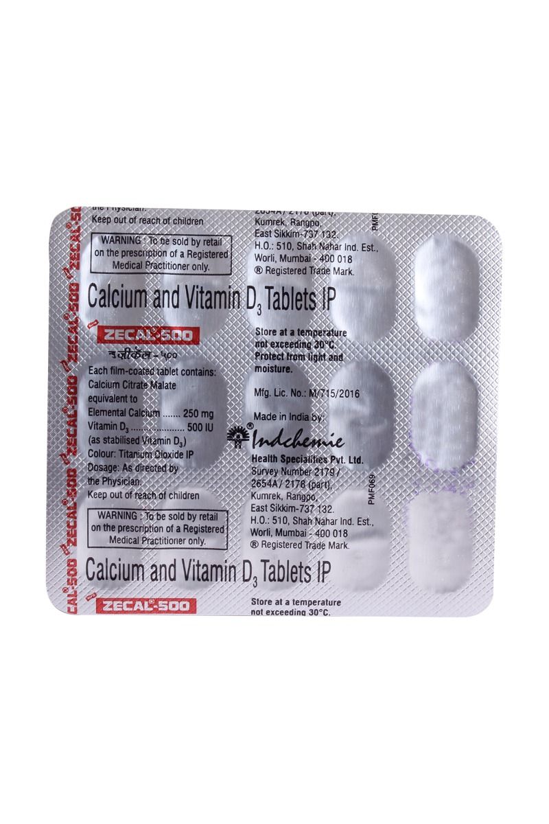 Zecal 500 Tablet 15's Price, Uses, Side Effects, Composition - Apollo ...