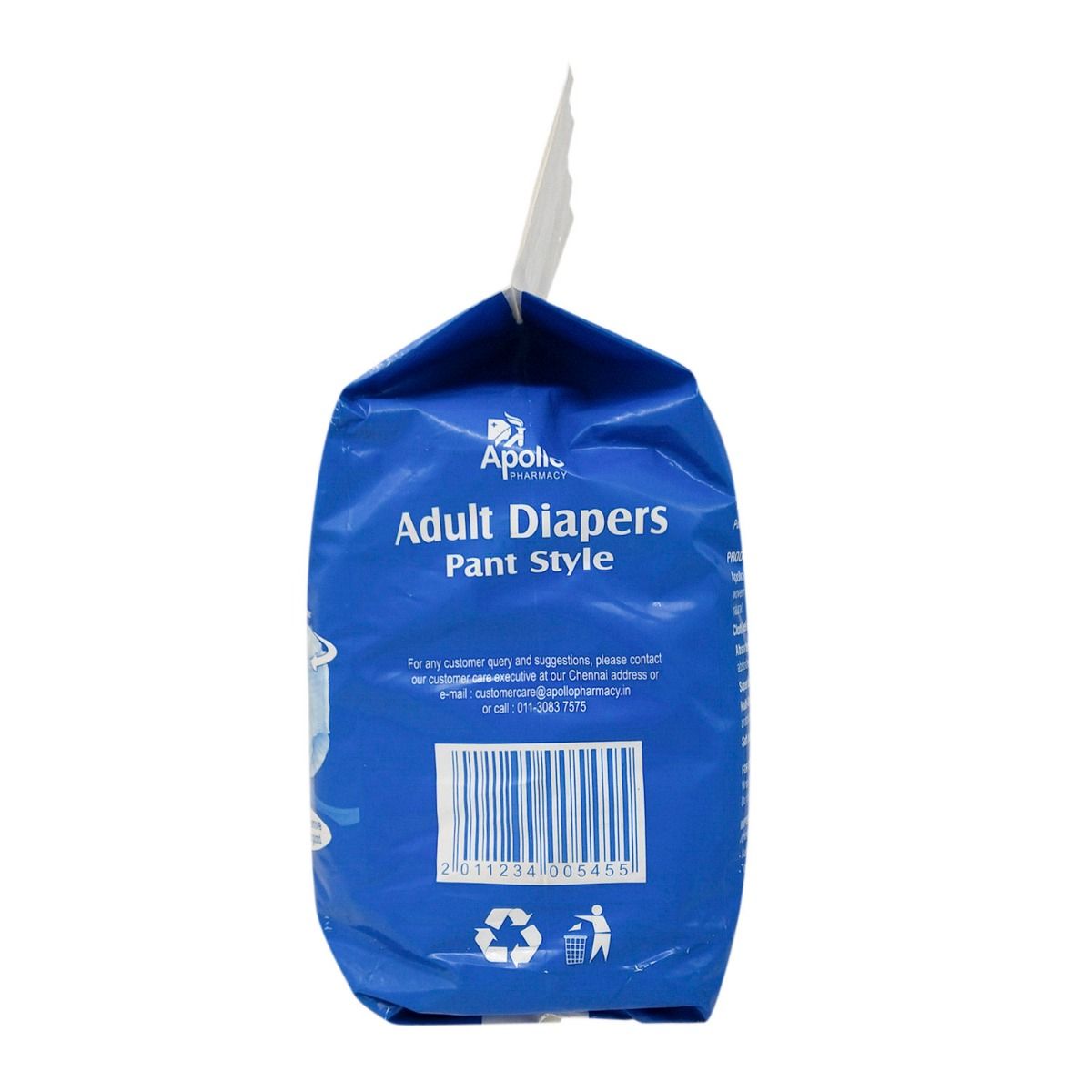 Apollo Pharmacy Adult Diapers Pants Large, 5 Count Price, Uses, Side ...
