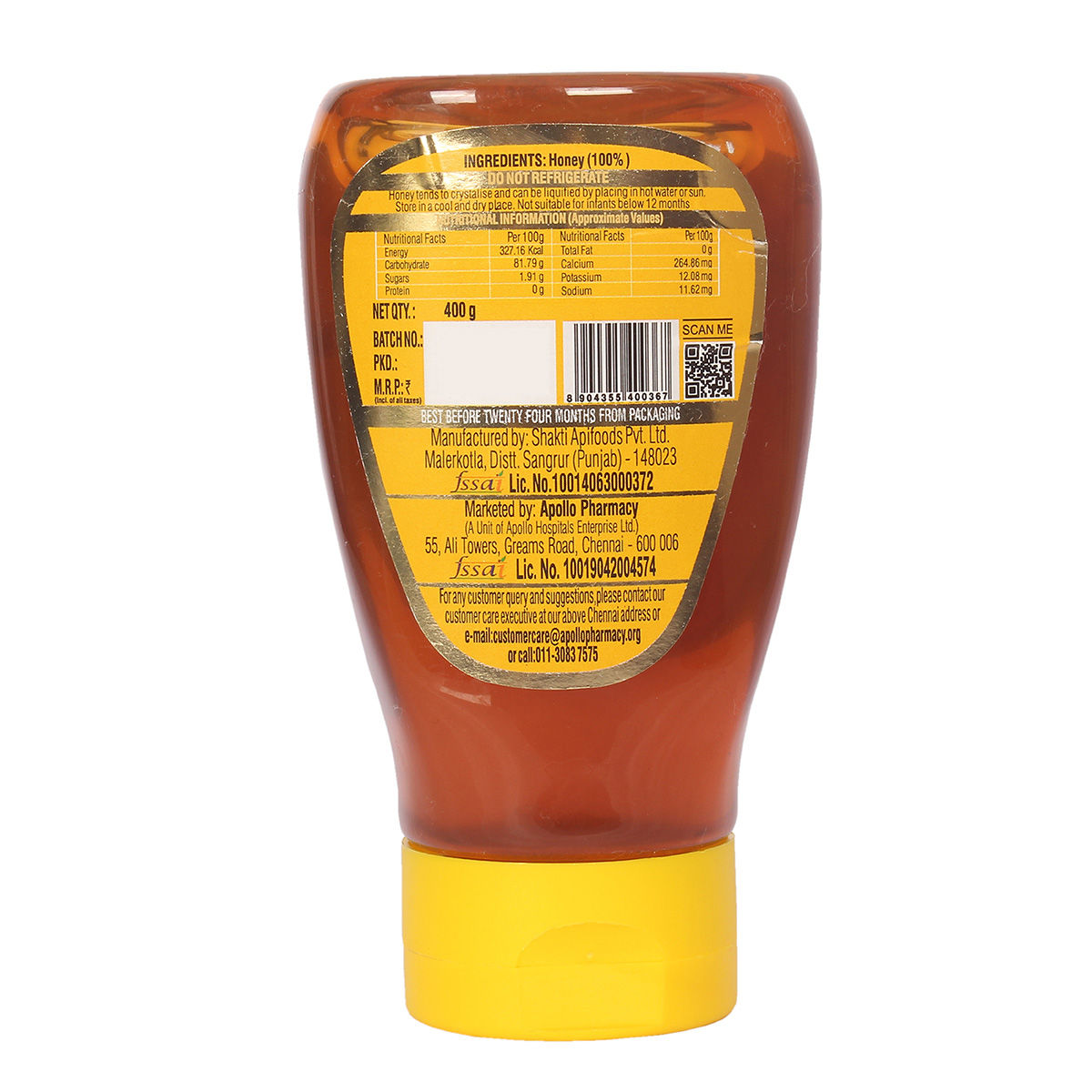 Apollo Life Honey, 400 gm Price, Uses, Side Effects, Composition ...