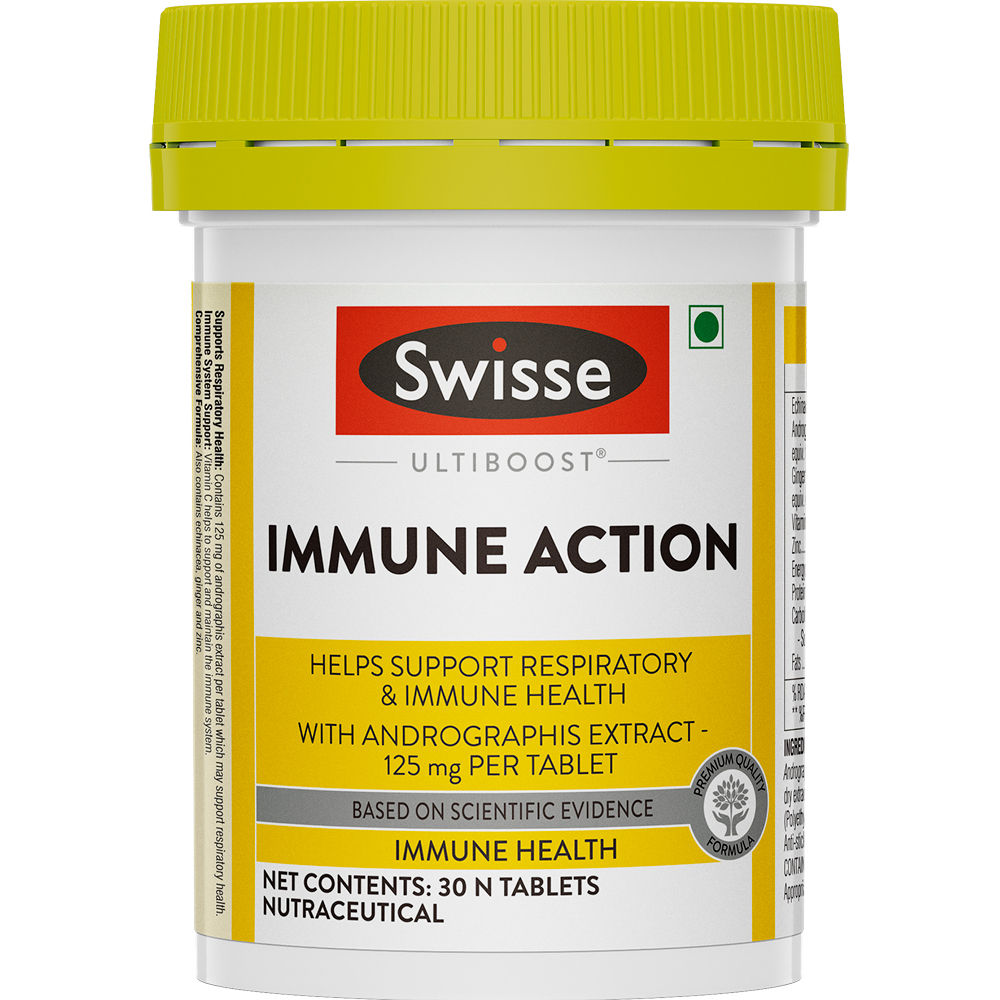 Swisse Ultiboost Immune Action for Respiratory & Immunity Health, 30 ...