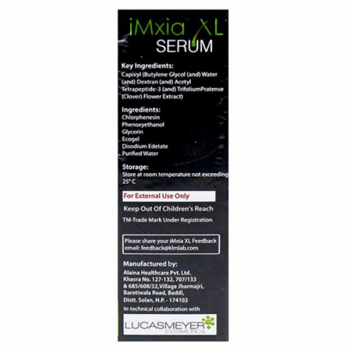 Imxia XL Serum, 60 ml Price, Uses, Side Effects, Composition - Apollo ...