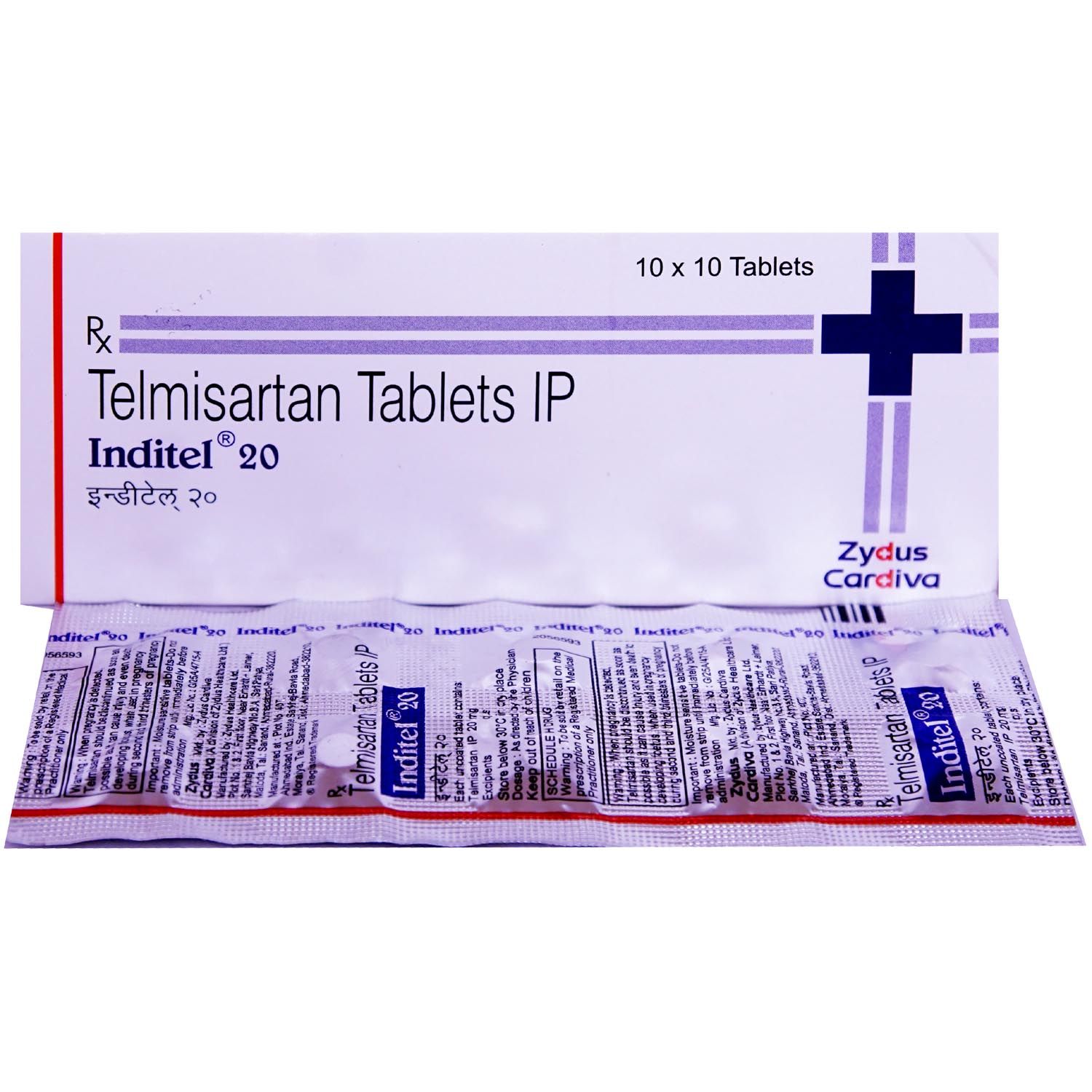 Inditel 20 Tablet 10's Price, Uses, Side Effects, Composition - Apollo ...