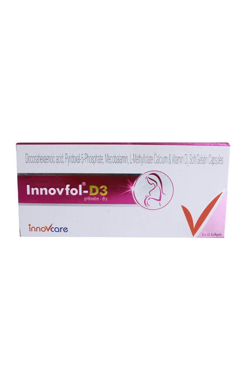 Innovfol-D3 Softgel Capsule 15s Price, Uses, Side Effects, Composition ...