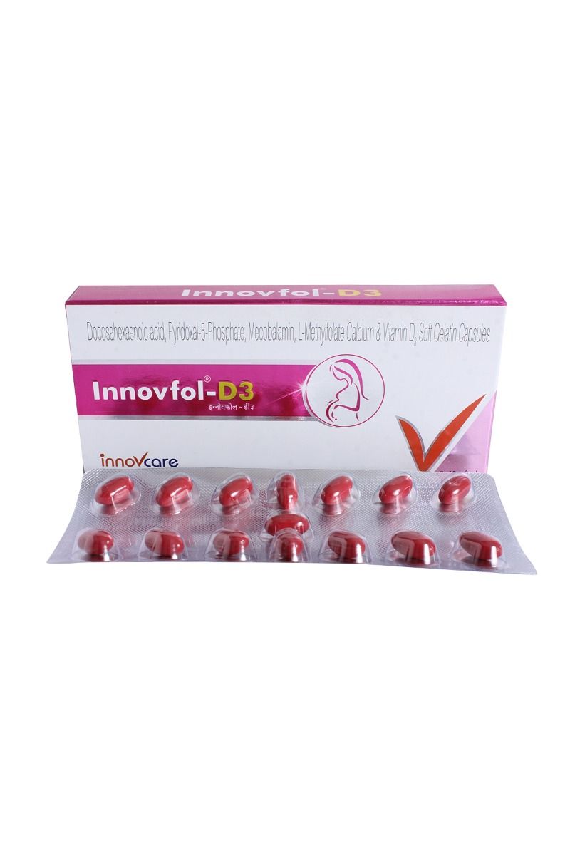 Innovfol-D3 Softgel Capsule 15s Price, Uses, Side Effects, Composition ...