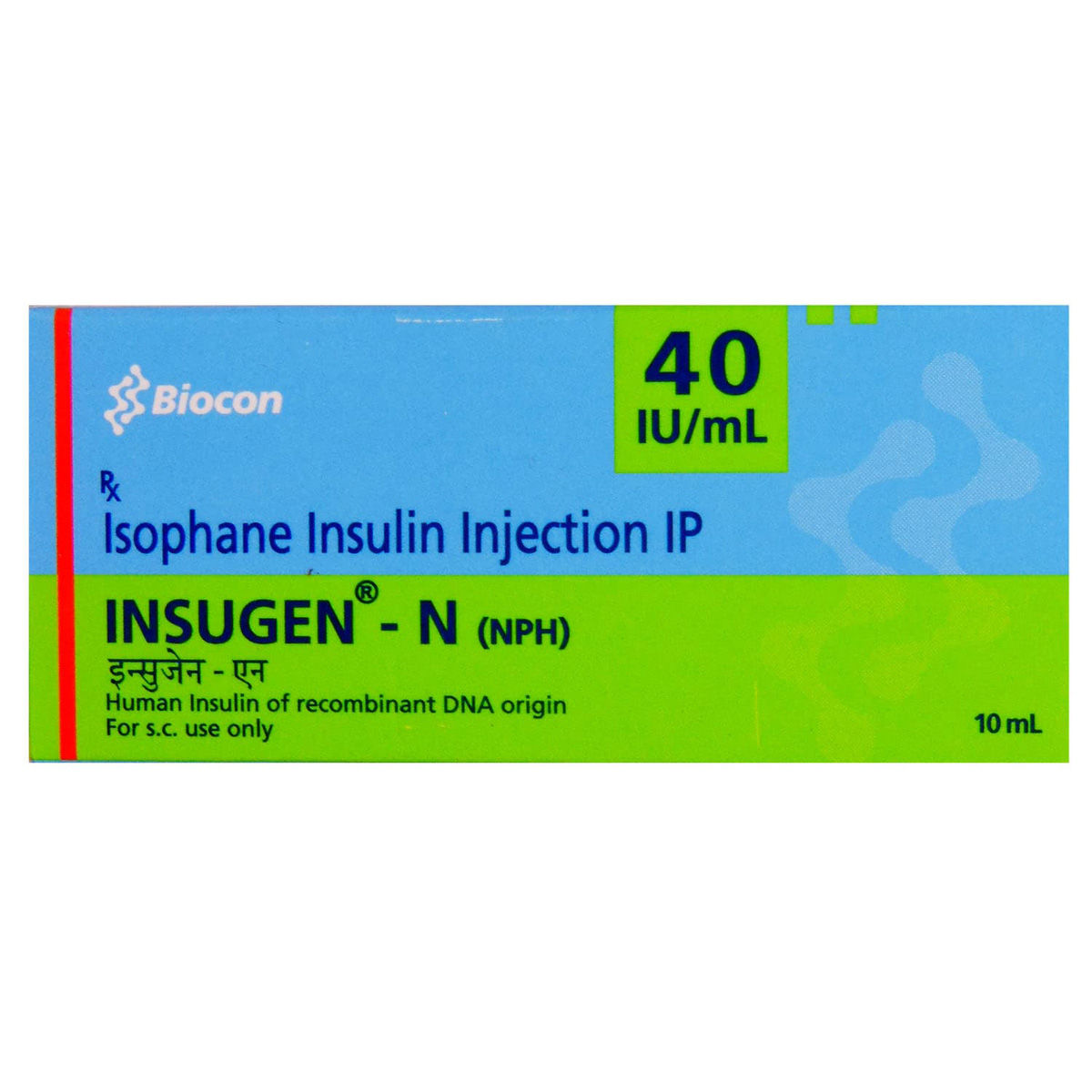Insugen-N 40IU/ml Injection 10 ml Price, Uses, Side Effects, Composition - Apollo Pharmacy